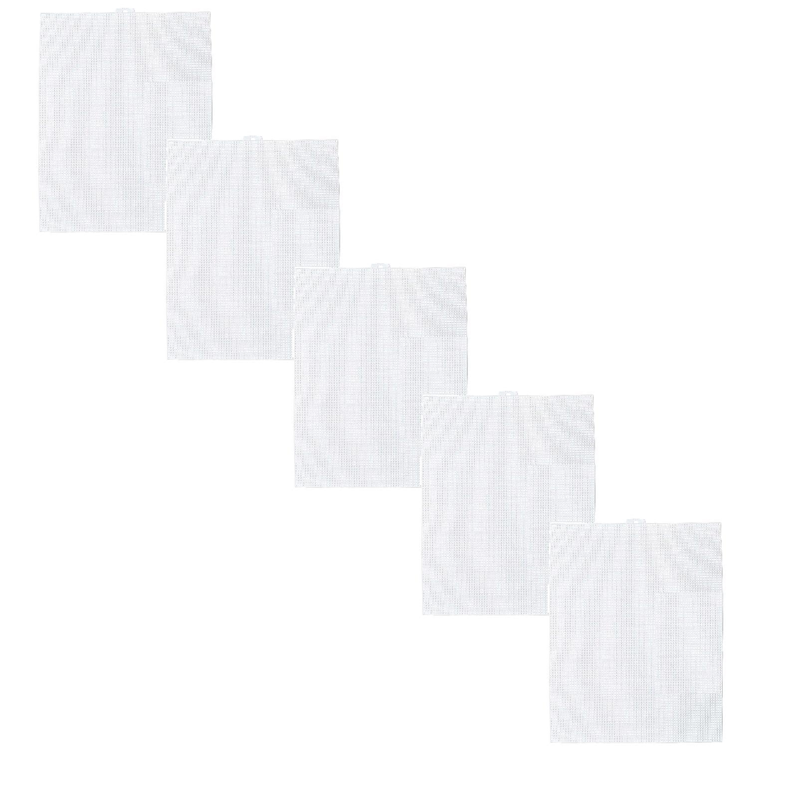 1/2/3/4/5/6 PCS 7 Count Plastic Mesh Canvas Sheets, Eye Mesh White ...
