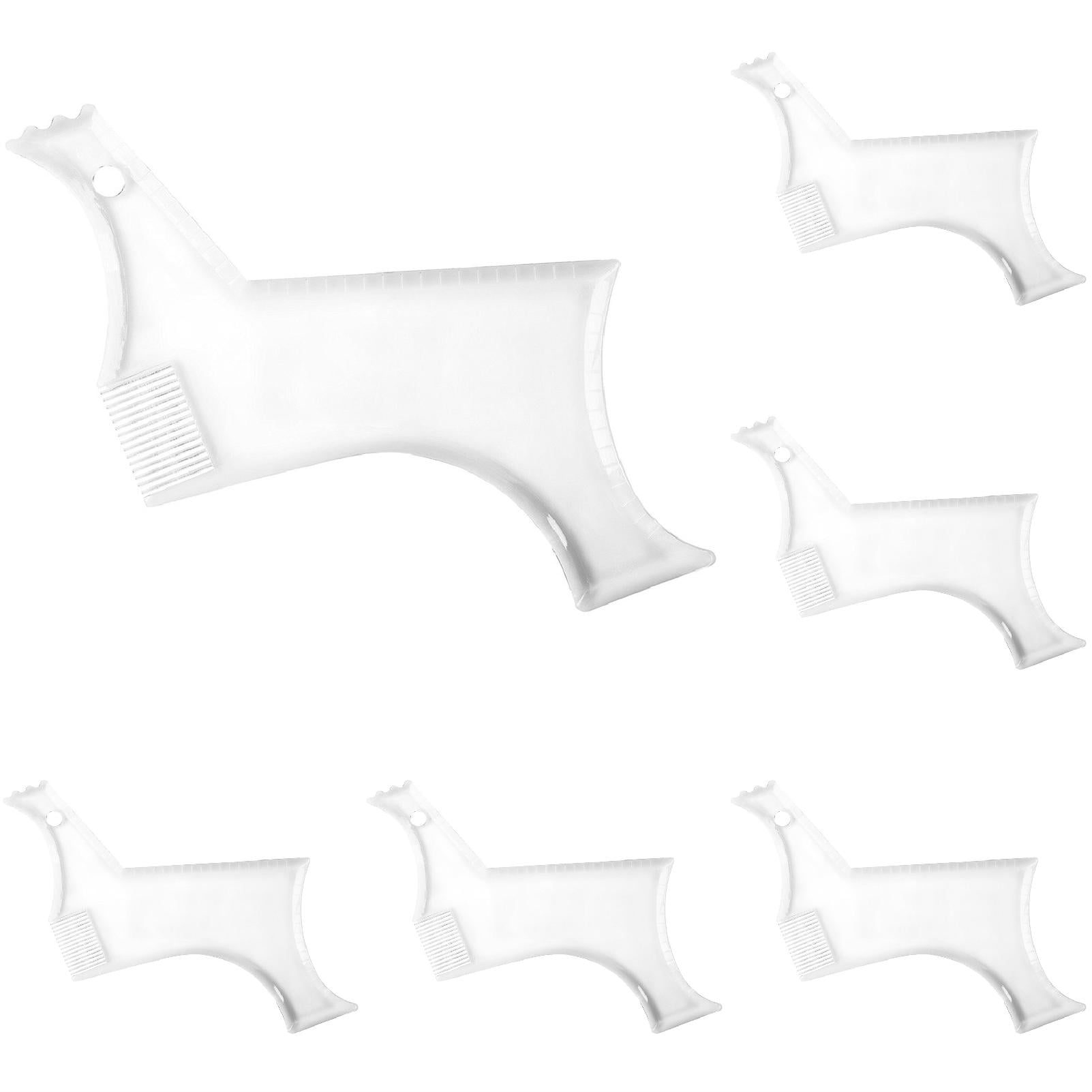 1/2/3/4/5/6 Pack Beard Shaper with Inbuilt Comb for Men ,Trimmers Cut Beard Lineup Tool Styling ...