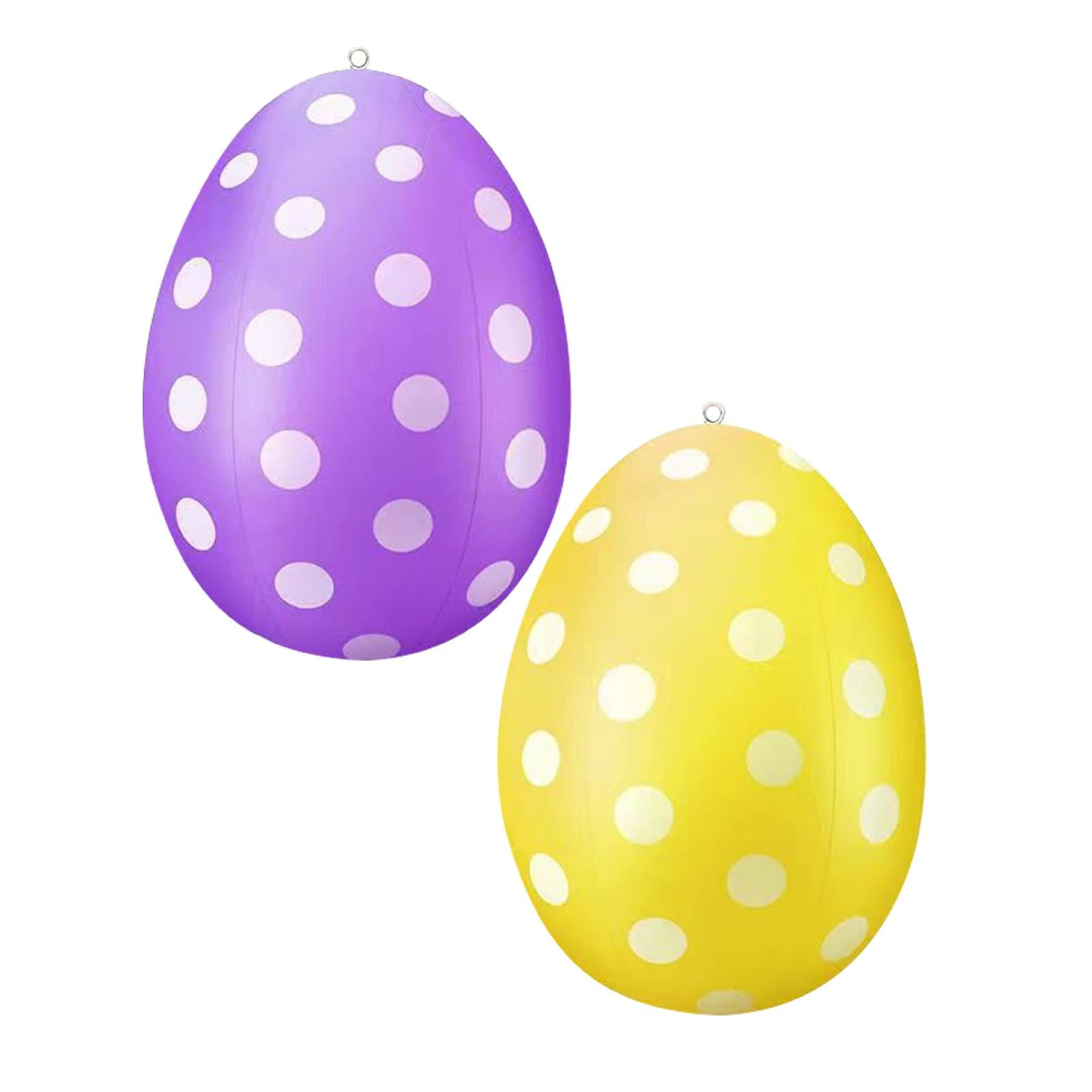 1/2/3/4/5/6 Pack of Easter Inflatable Outdoor Decor Inflatables Eggs ...