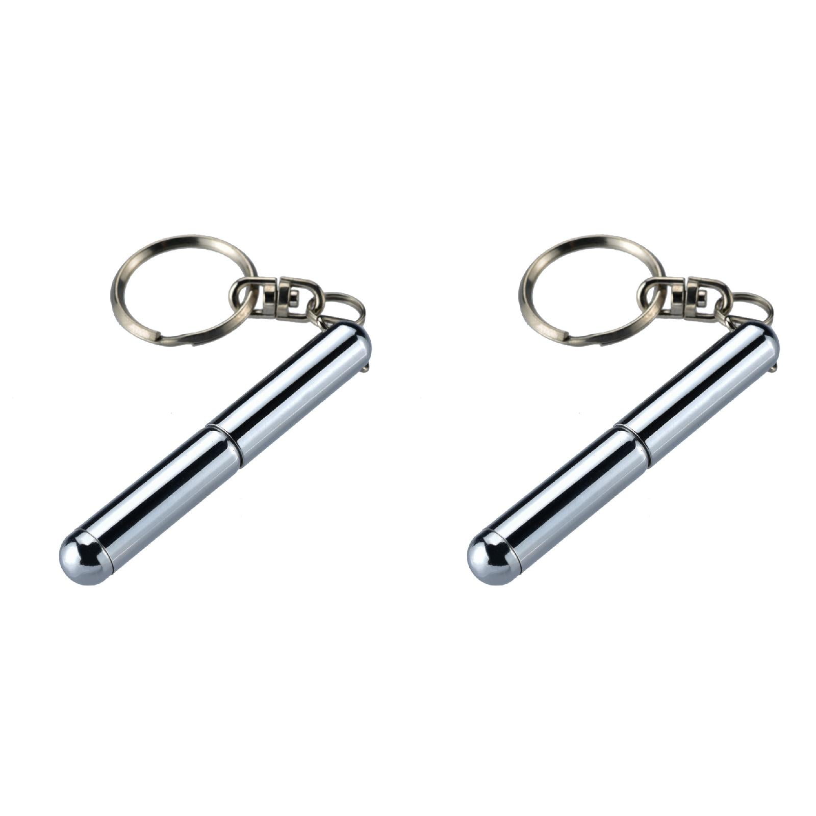 1/2/3/4/5/6 Pcs Retractable Mini Pocket Pen Stainless Steel Pen ...