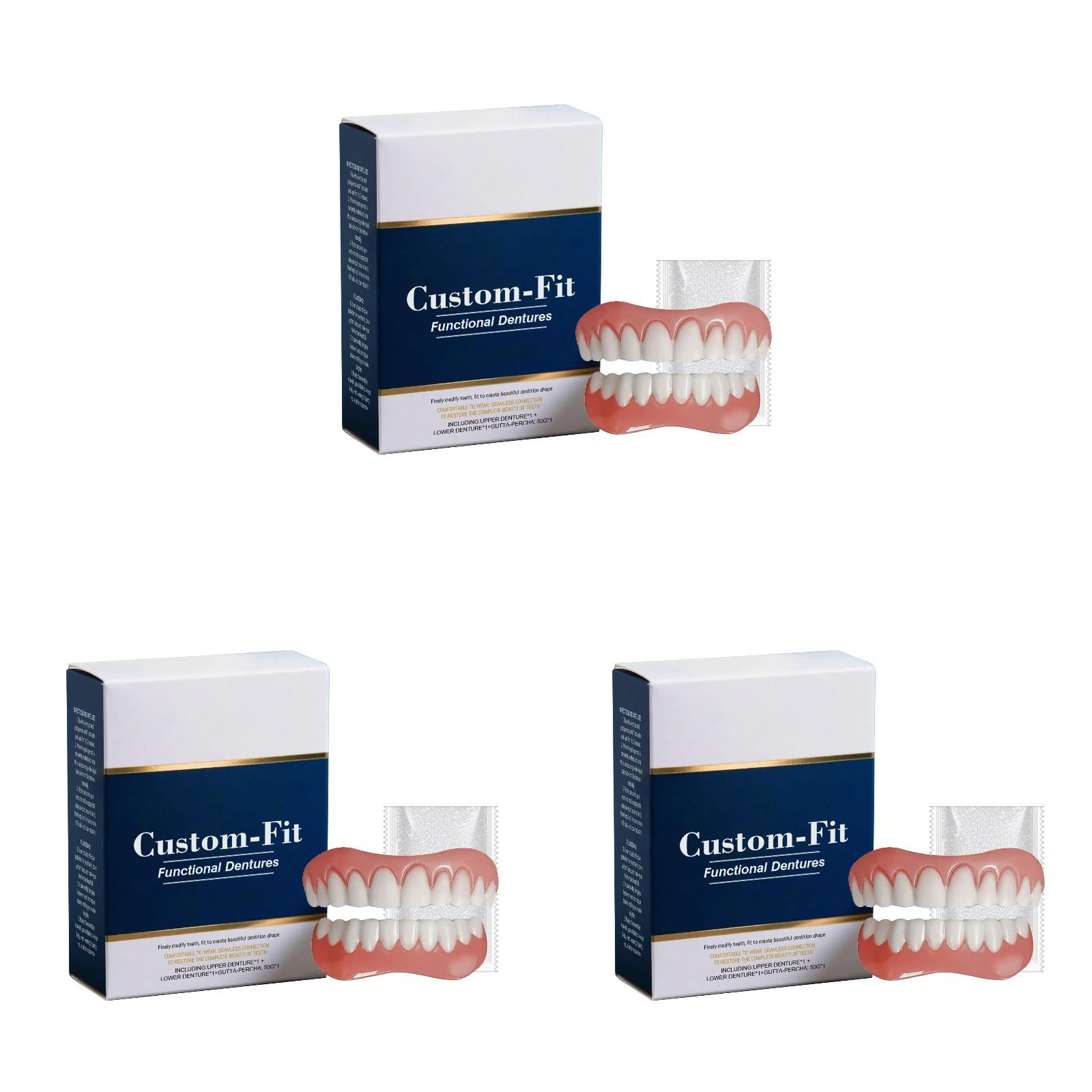 1/2/3/4/5/6 Pcs Silicone Denture Reline Kit ,Soft Denture Reline Kit ...