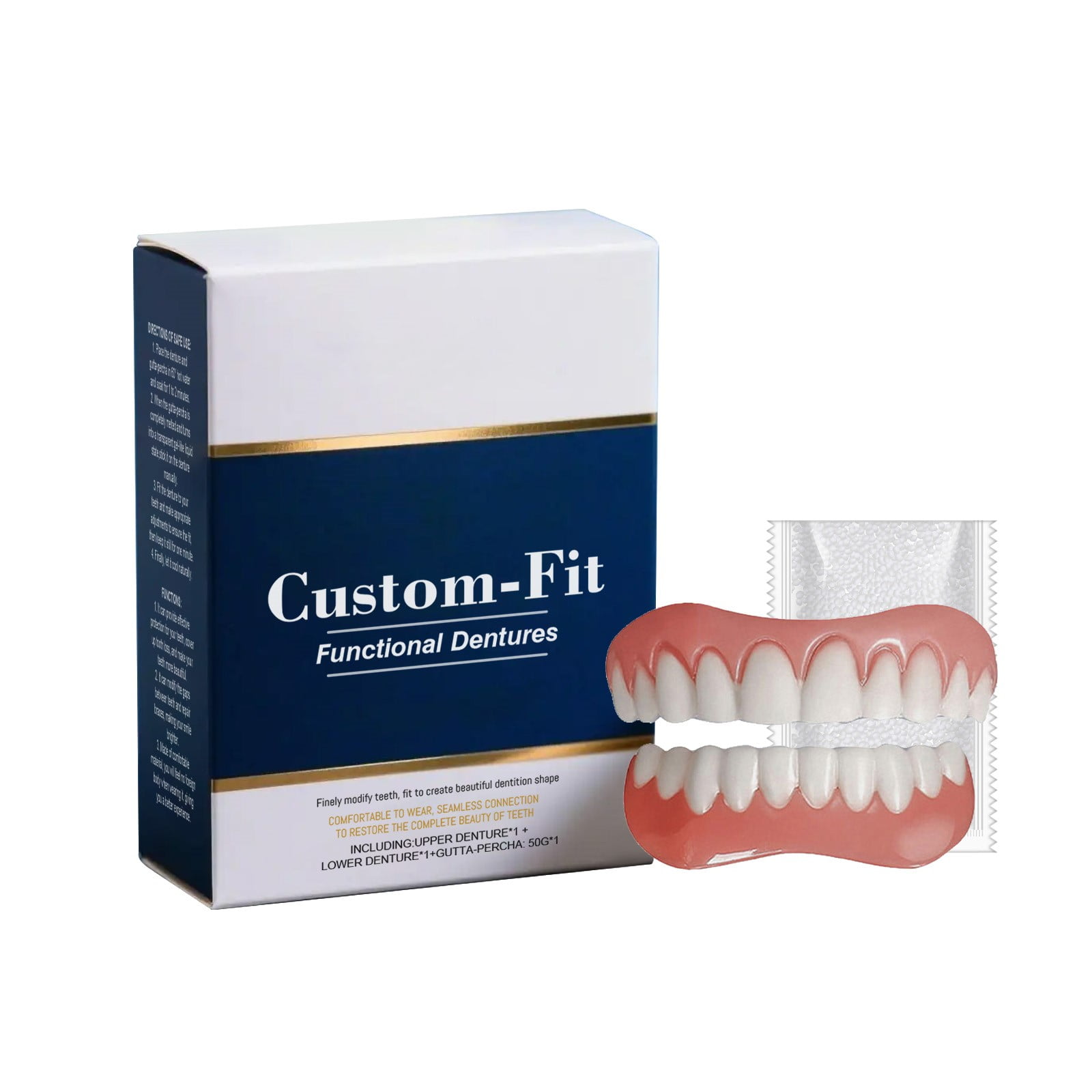 1/2/3/4/5/6 Pcs Silicone Denture Reline Kit ,Soft Denture Reline Kit ...