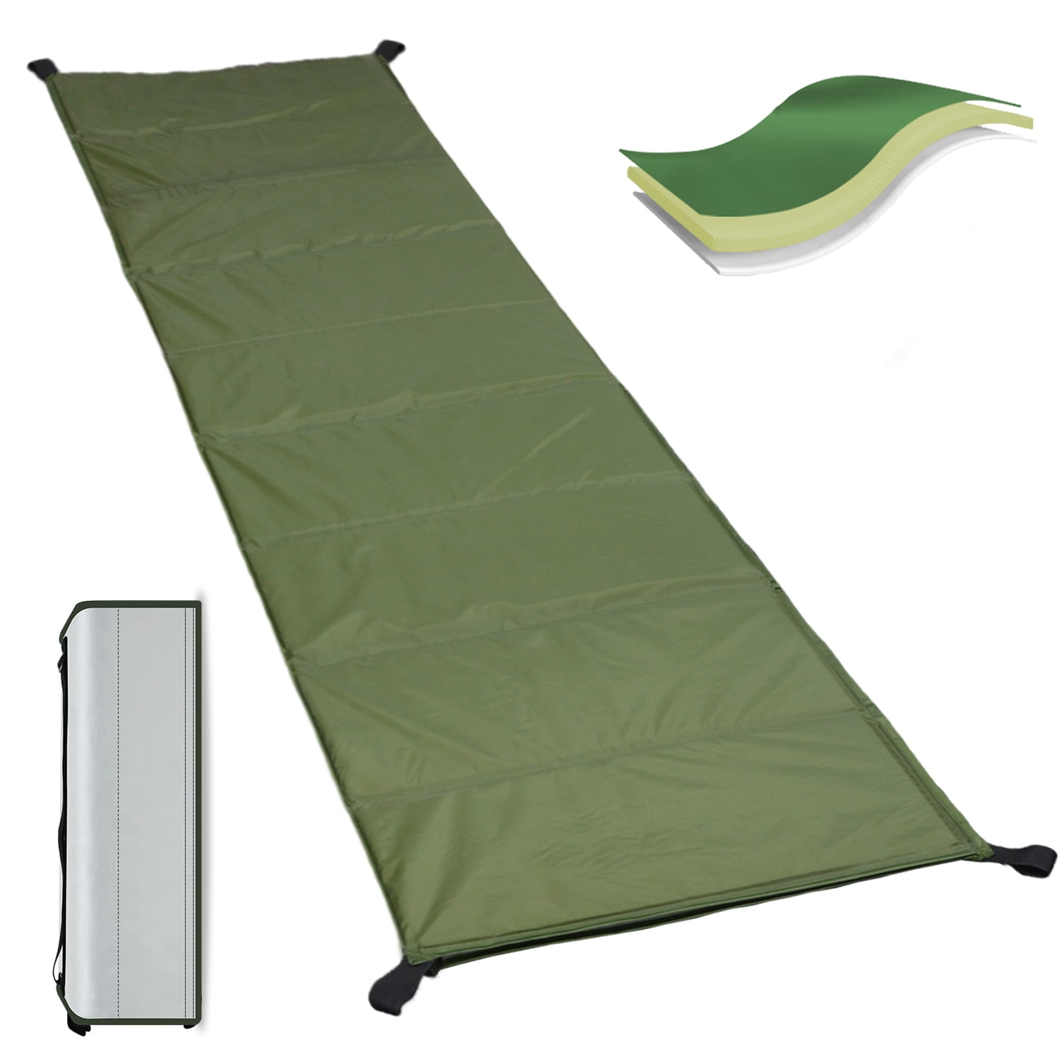 1/2/3/4/5/6 Person Foam Camping Mattress Pad, HOMEYA Foldable Foam ...