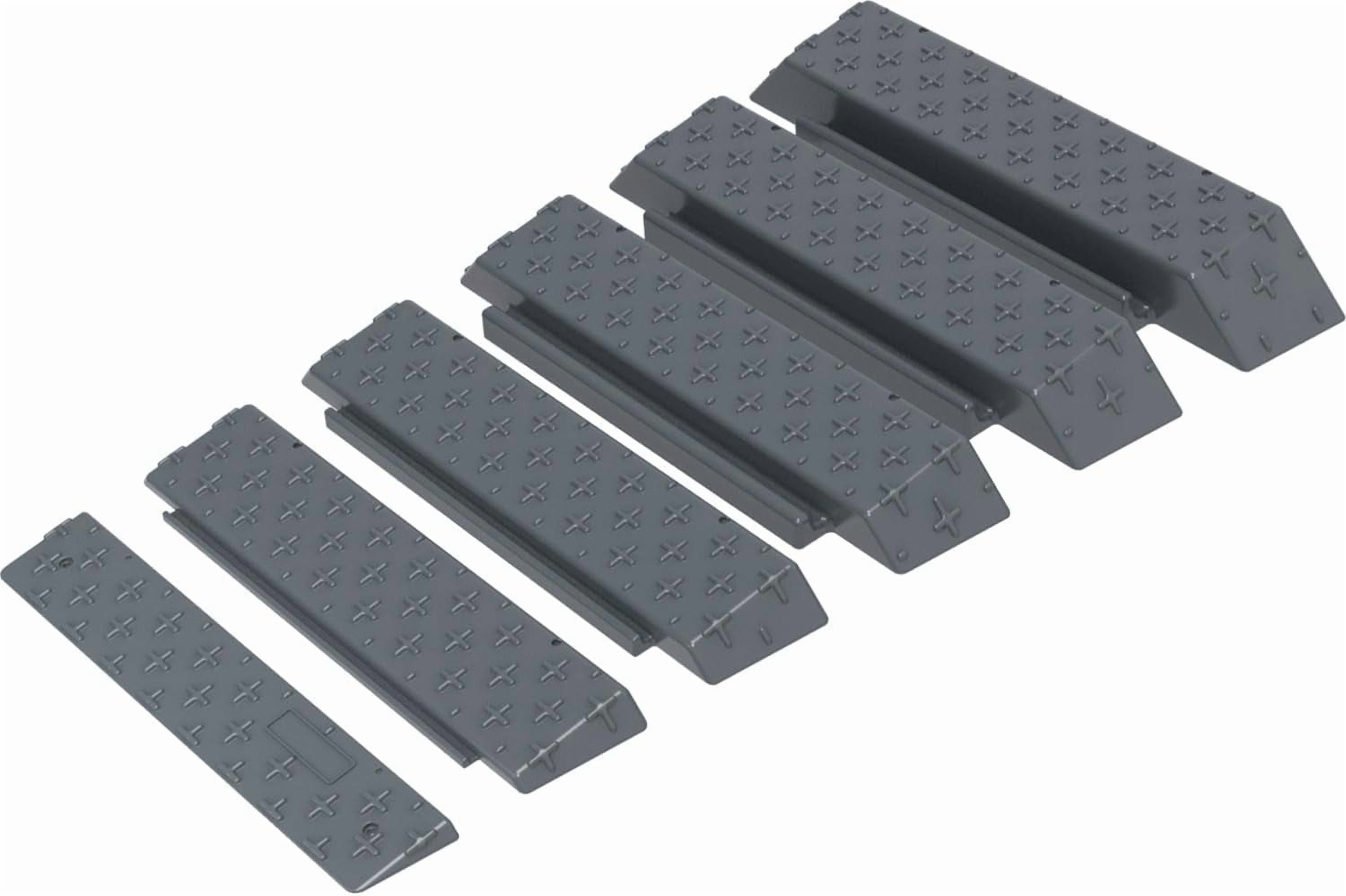1", 2", 3", 4", 5", 6" inch Rise Assemble Threshold Ramp, 6-Piece ...