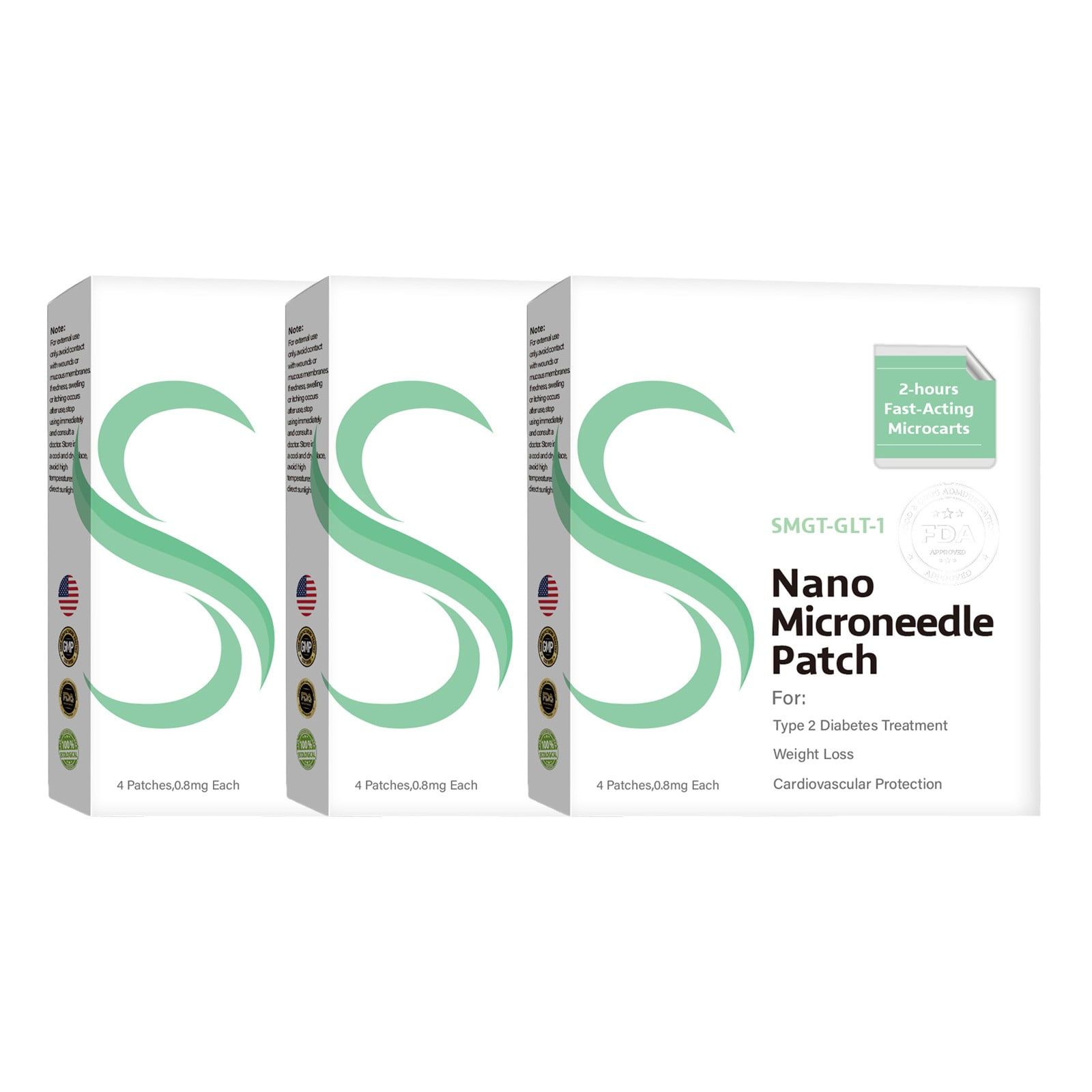 1/2/3/4/5/6BoxMicroneedle Patch Natural GLP 1 Patch for Women, Firming ...