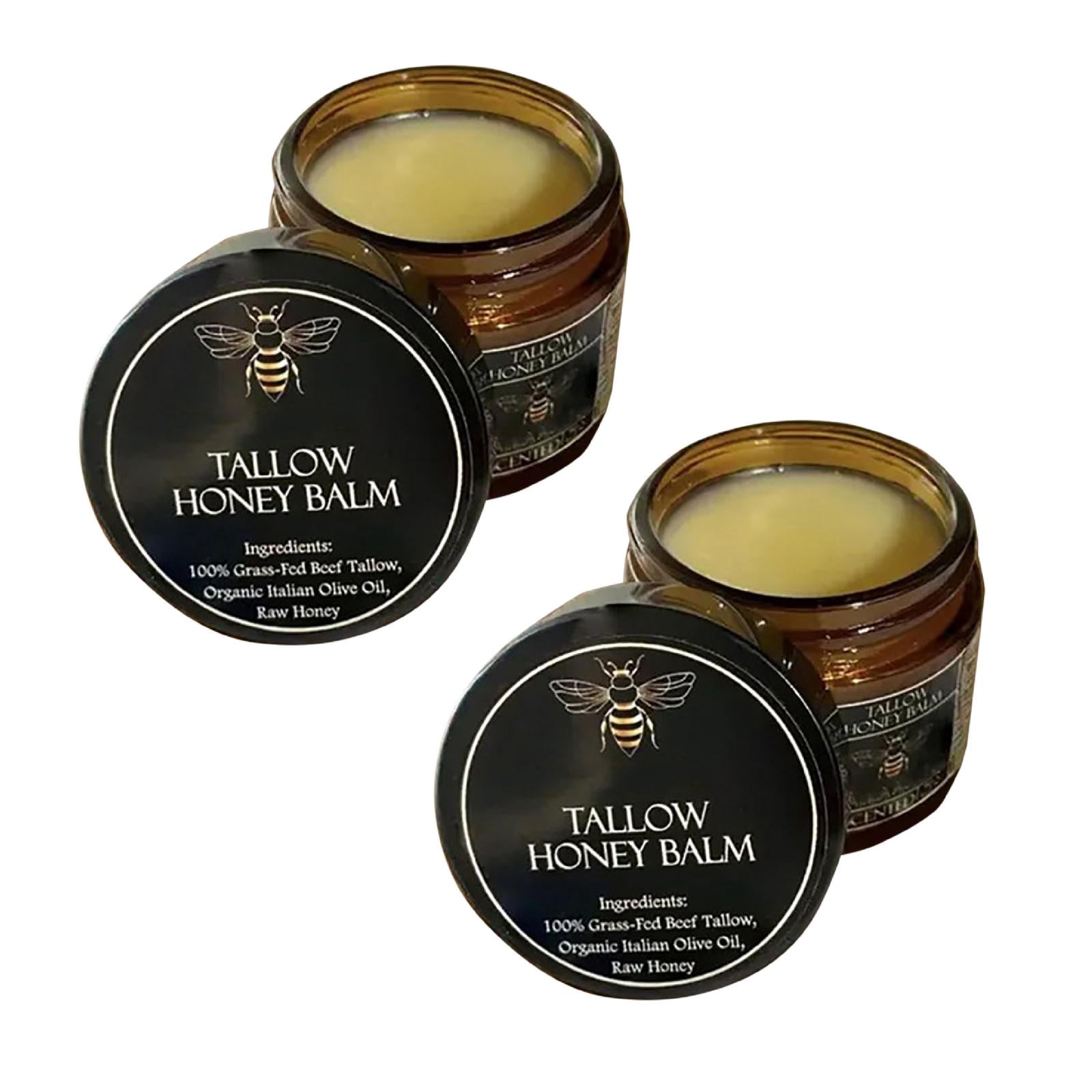 1/2/3/4/5/6PCS Beef Tallow Honey Balm for Skin Care,Grass-Fed ...