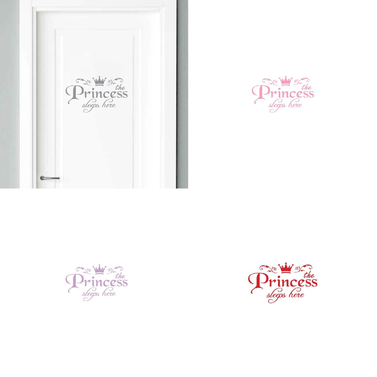 1/2/3/4/5/6PCS CPrincess Wall Decals Stickers Peel and Stick Wall ...
