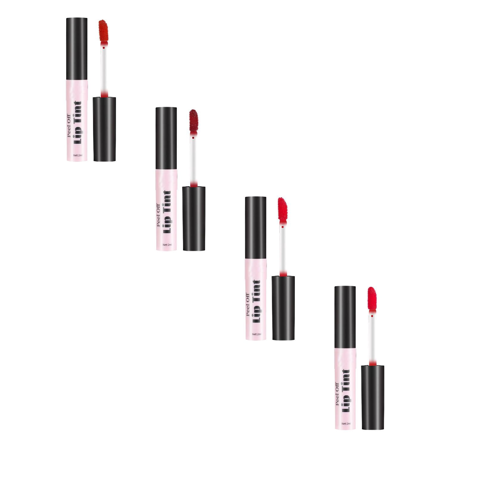 1/2/3/4/5/6PCS Colors Peel Off Lip Stain, Color Matte Lip Gloss Lip ...