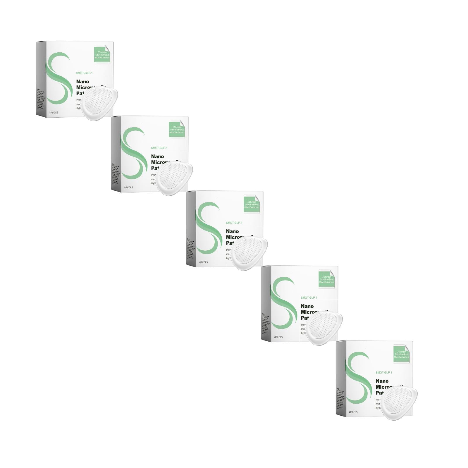 1/2/3/4/5/6PCS SMGT-GLP-1 Nano Microneedle Patch, Long-lasting GLP-1 ...