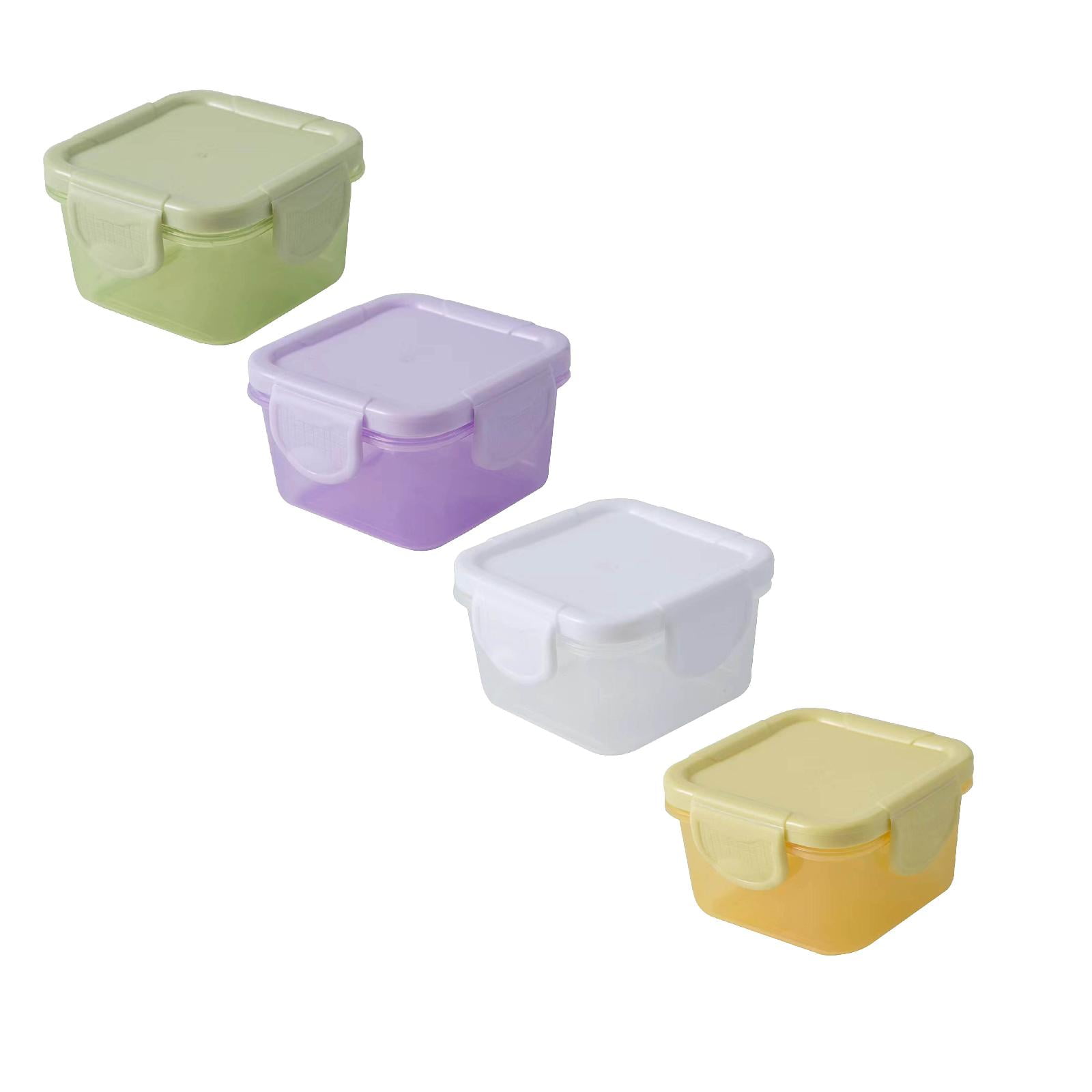 1/2/3/4/5/6PCS Small Plastic Containers with Lids150 Ml Storage Jars ...