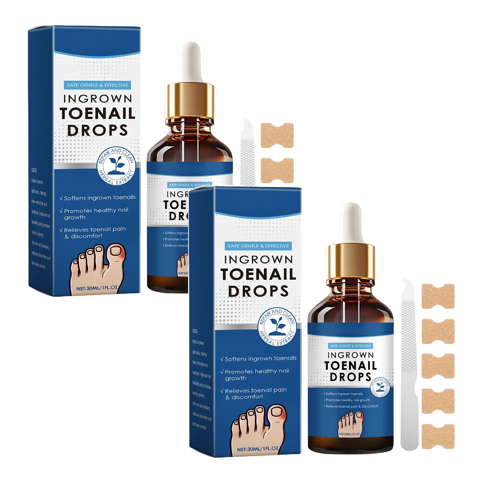 1/2/3/4/5/6PCSNail Drop for Toenails Repairing Damaged Nail ,Yellow ...