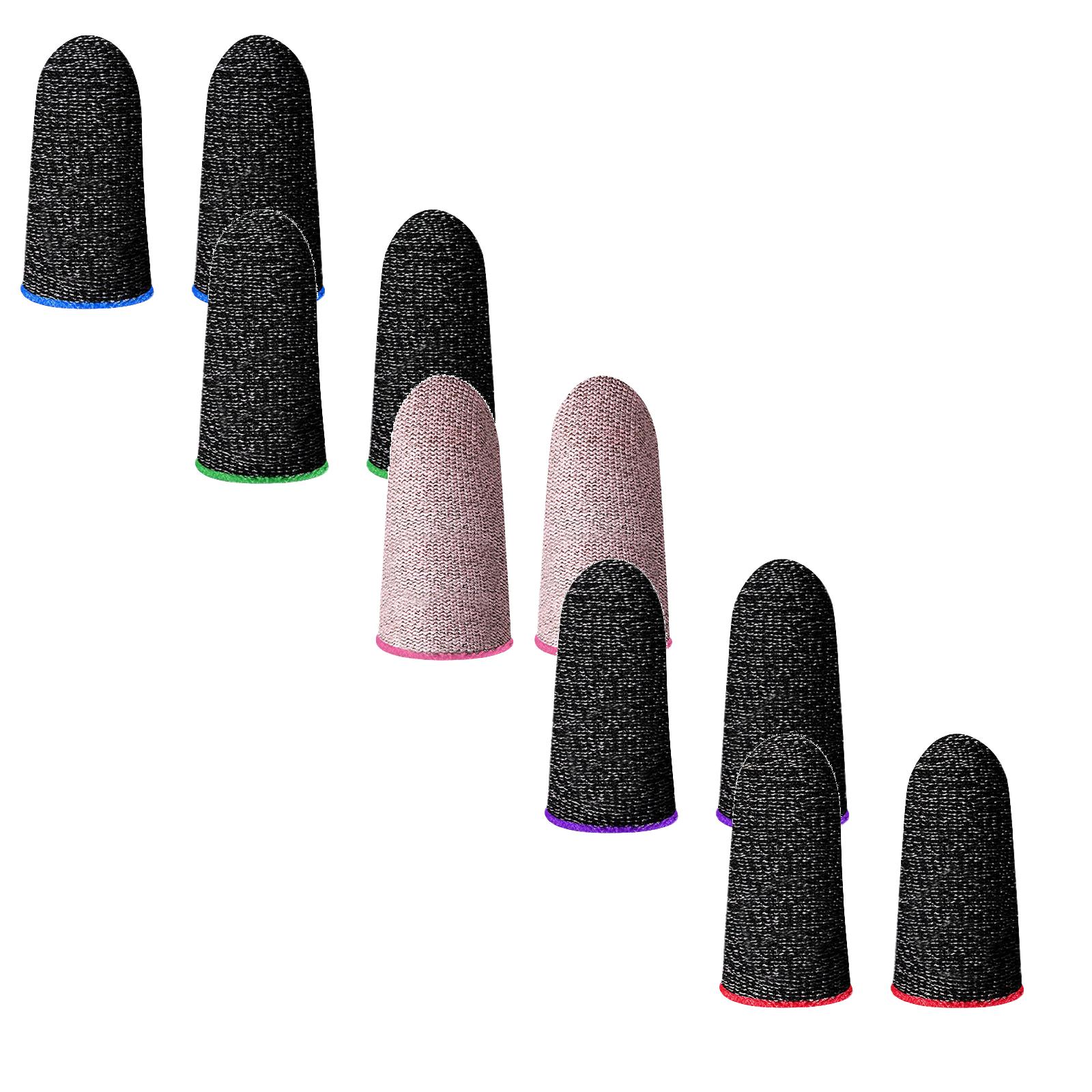 1/2/3/4/5/6Pack Gaming Finger Sleeves,Covers Sweat Proof Breathable ...