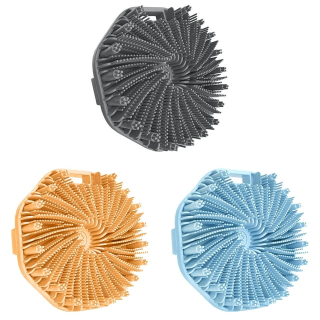 1/2/3/4/5/6Pcs Silicone Body Scrubber, Scrubbies the Sud Bud ...