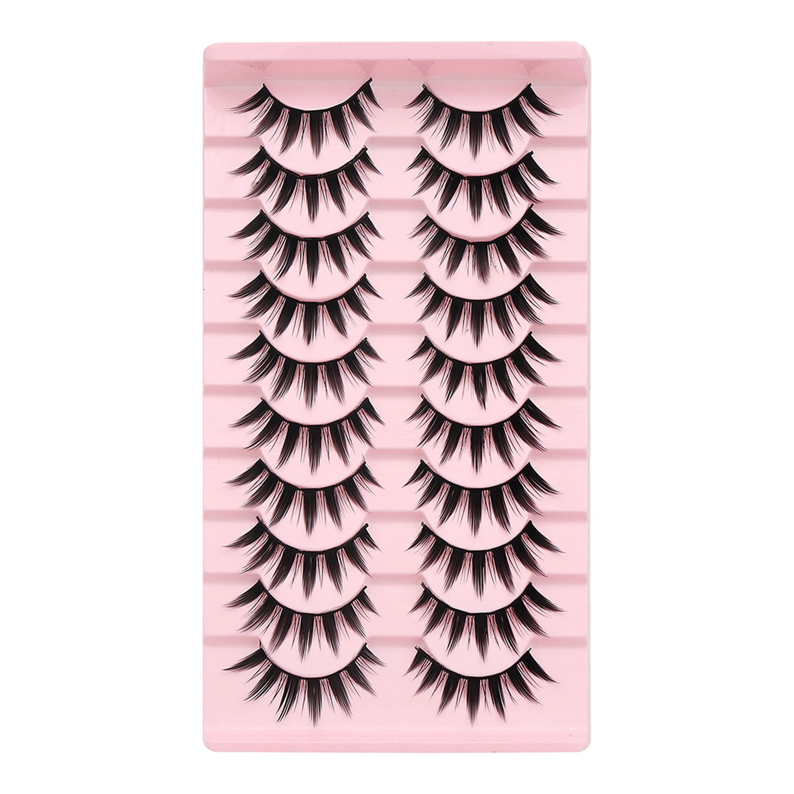 1/2/3/4/5 Pack Manga Lashes Natural Look False Eyelashes Anime Lashes ...