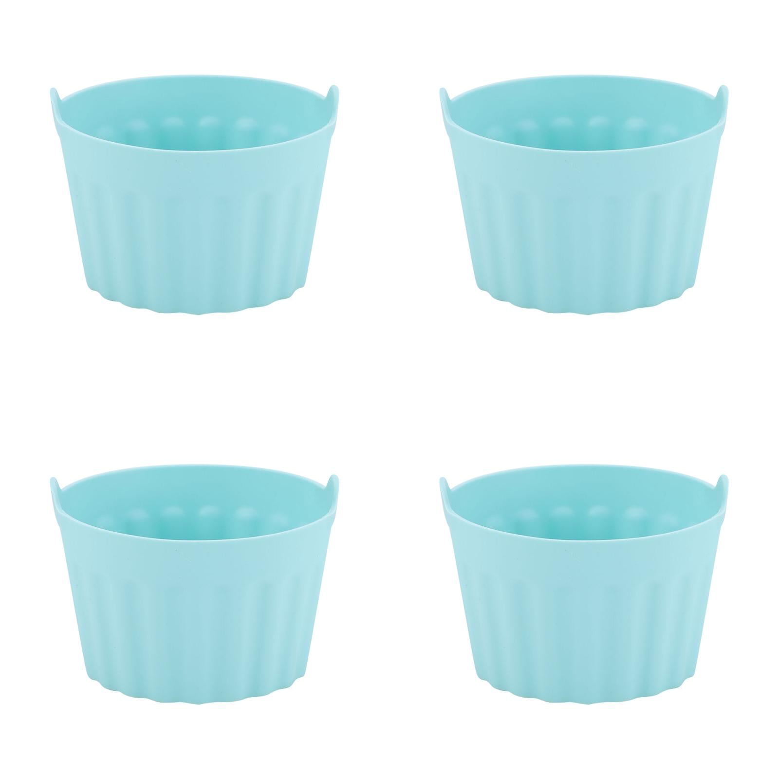 1/2/3/4/5PCS Silicone Egg Poacher, Reusable Egg Poacher Ramekins ...
