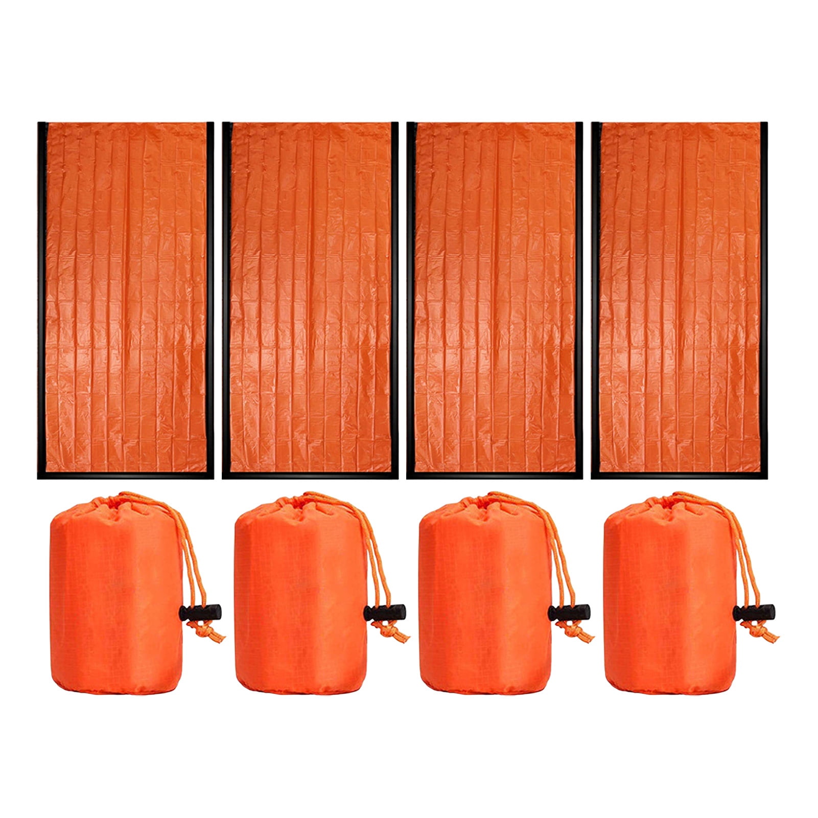 1/2/3/4/5Pcs Emergency Sleeping Bag Thermal Bivy Sack Waterproof ...