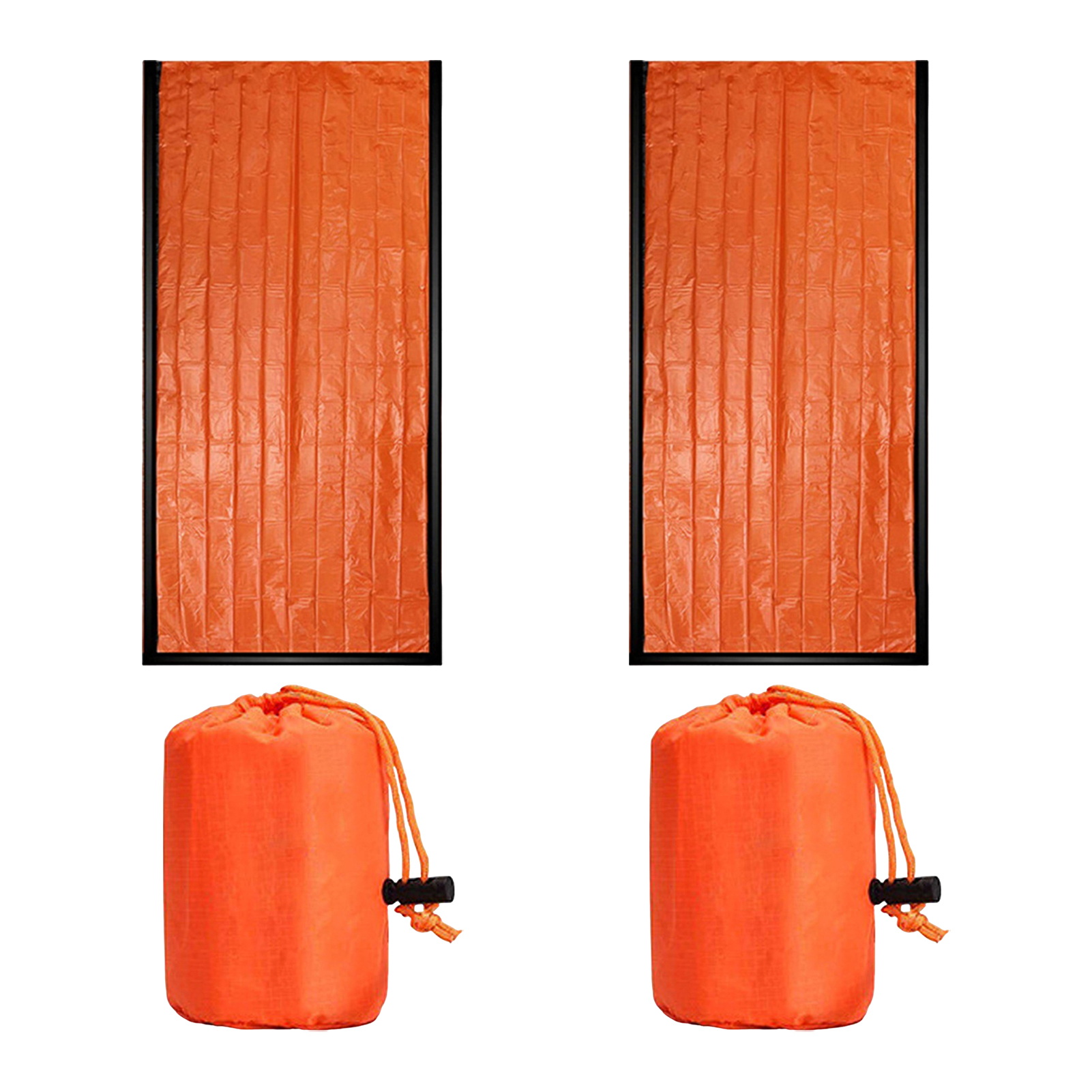 1/2/3/4/5Pcs Emergency Sleeping Bag Thermal Bivy Sack Waterproof ...