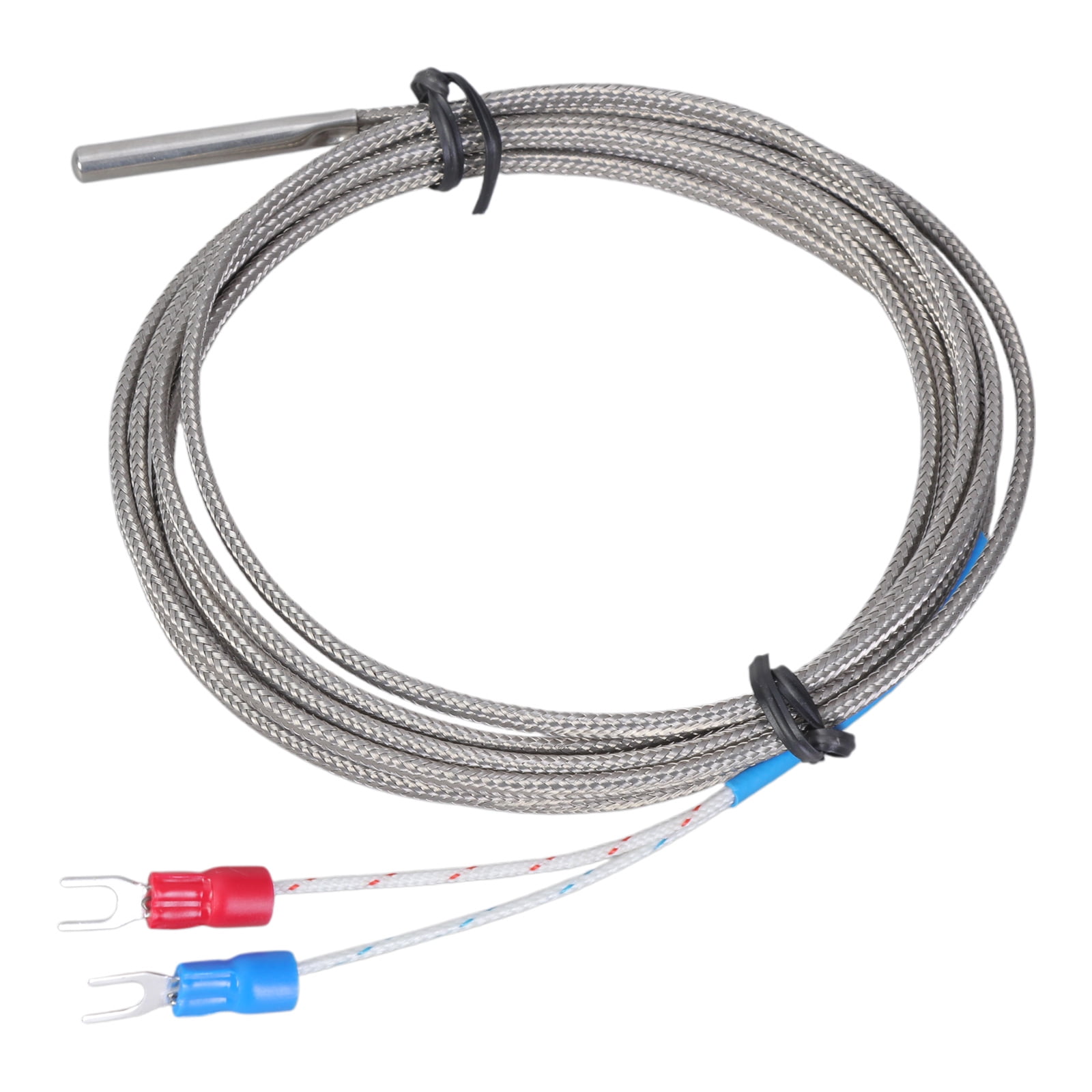 1/2/3/4/5m K-Type Thermocouple Stainless Temperature Sensors ...