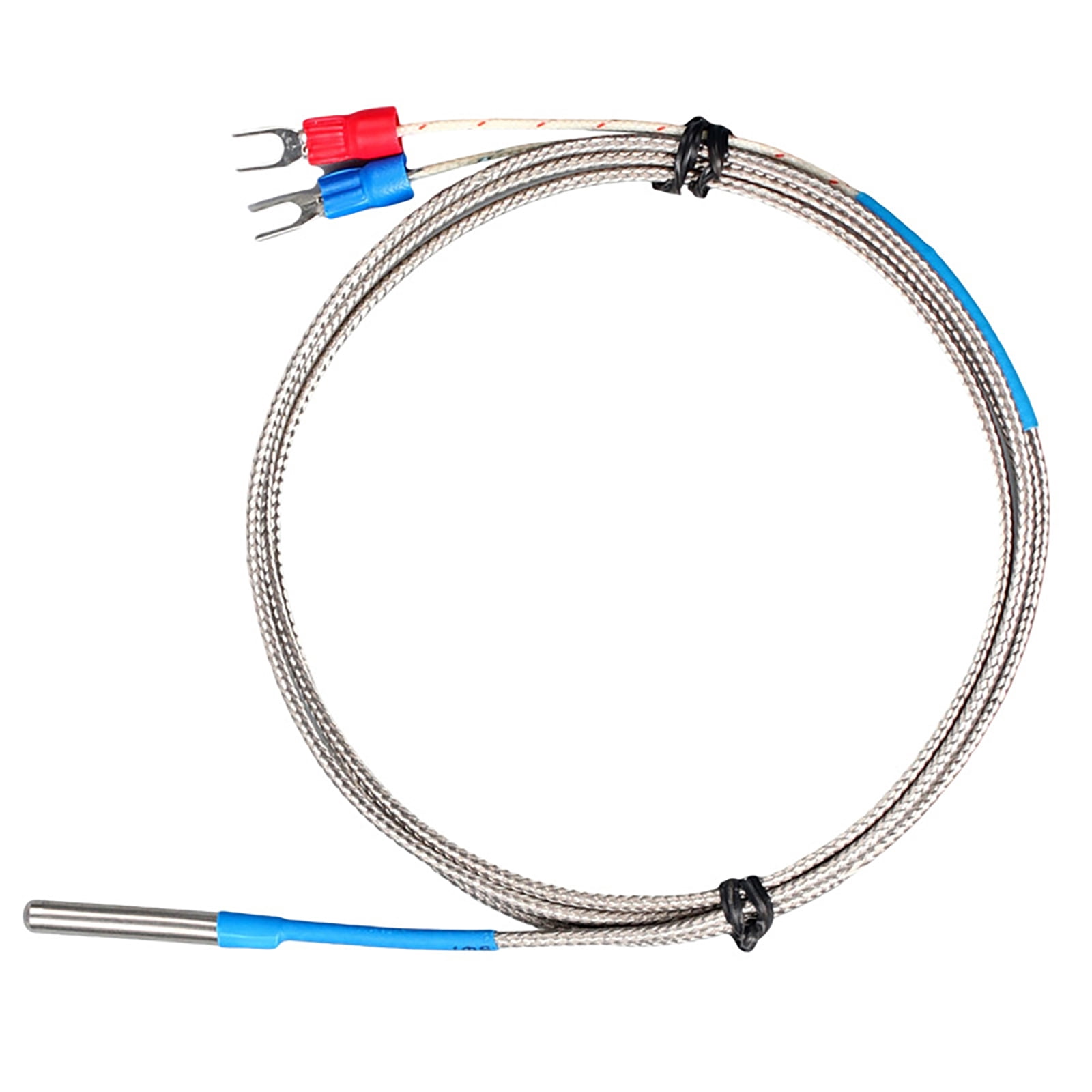 1/2/3/4/5m K-Type Thermocouple Stainless Temperature Sensors ...