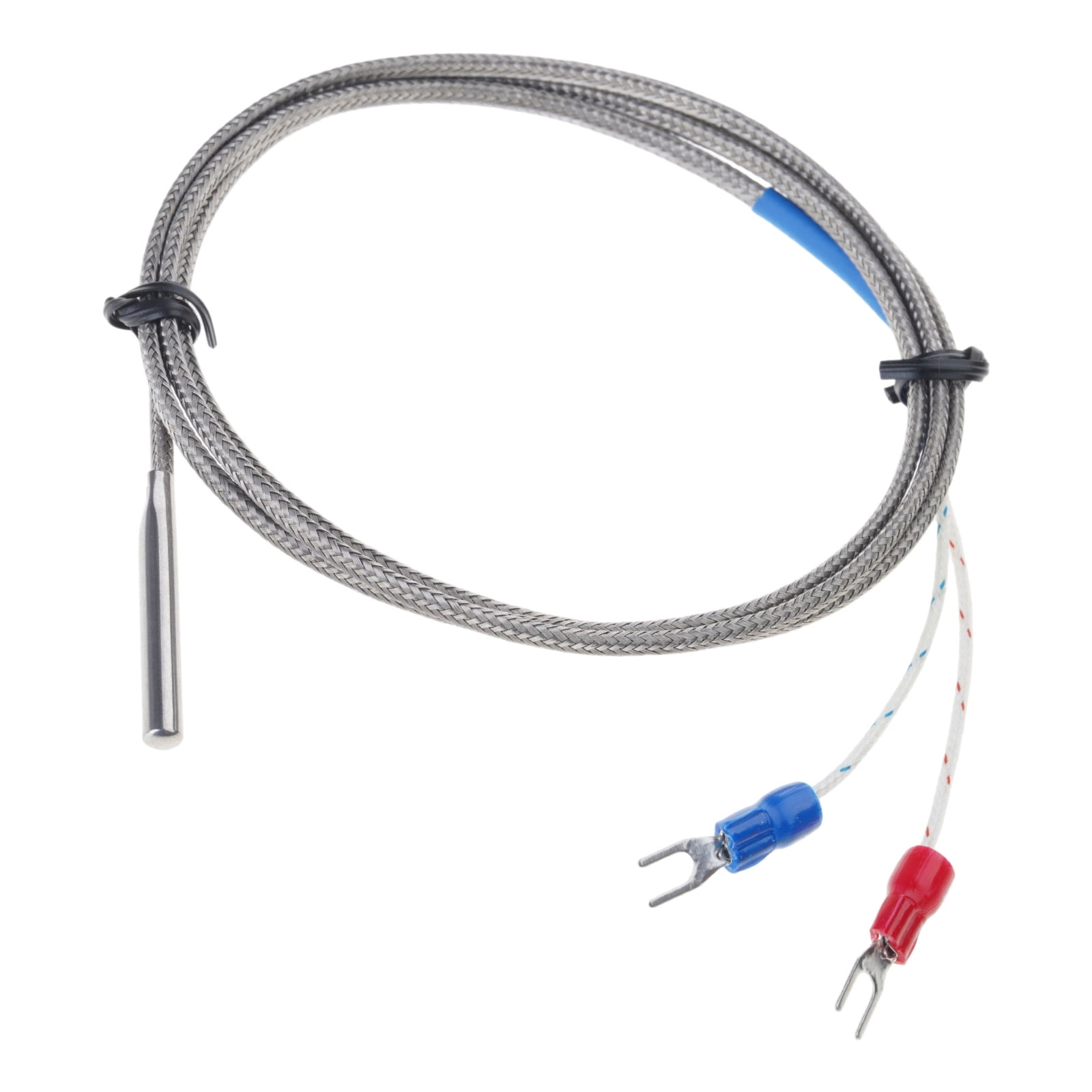 1/2/3/4/5m K-Type Thermocouple Stainless Temperature Sensors ...