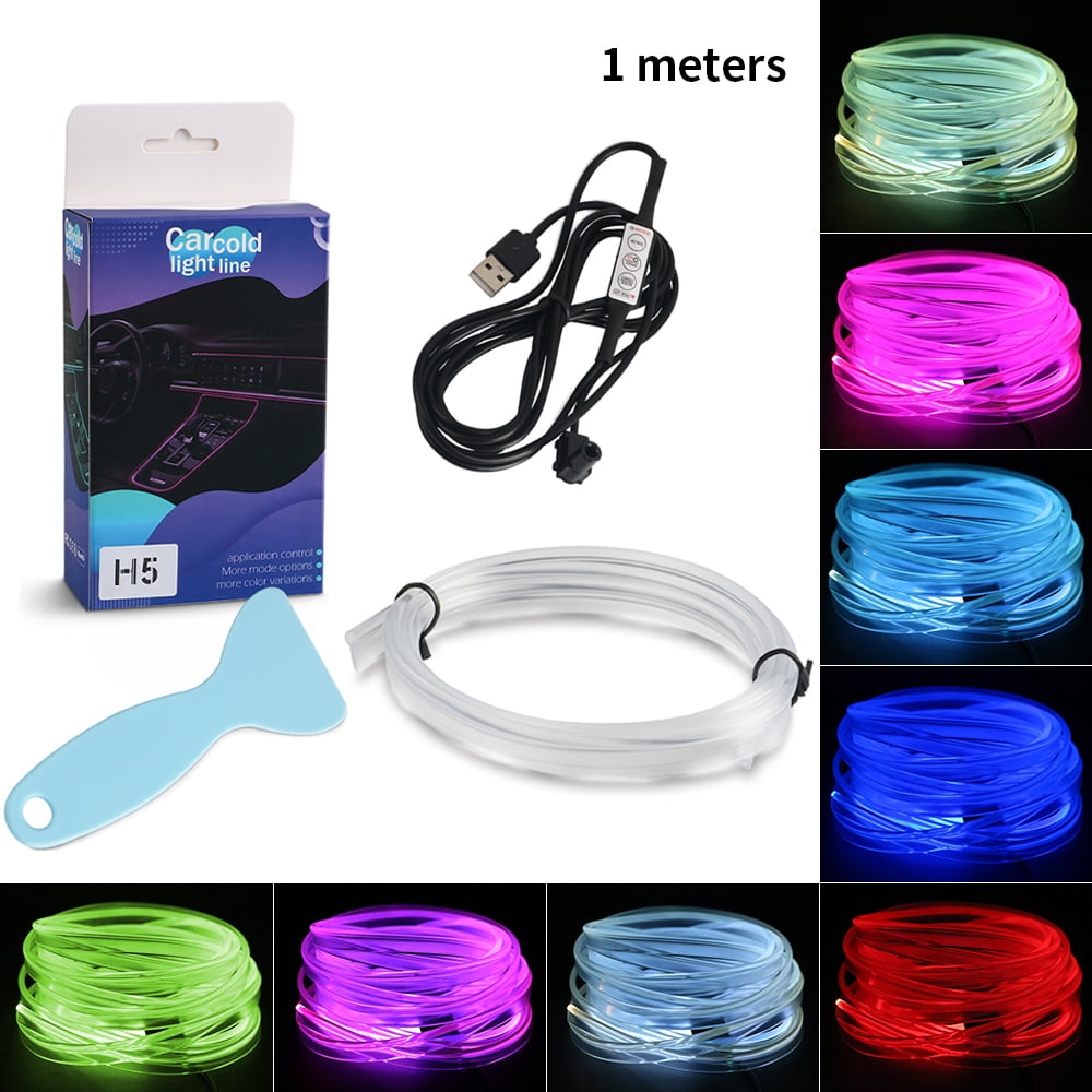 1/2/3/4/5m rgb led strip car interior neon decorations atmosphere ...
