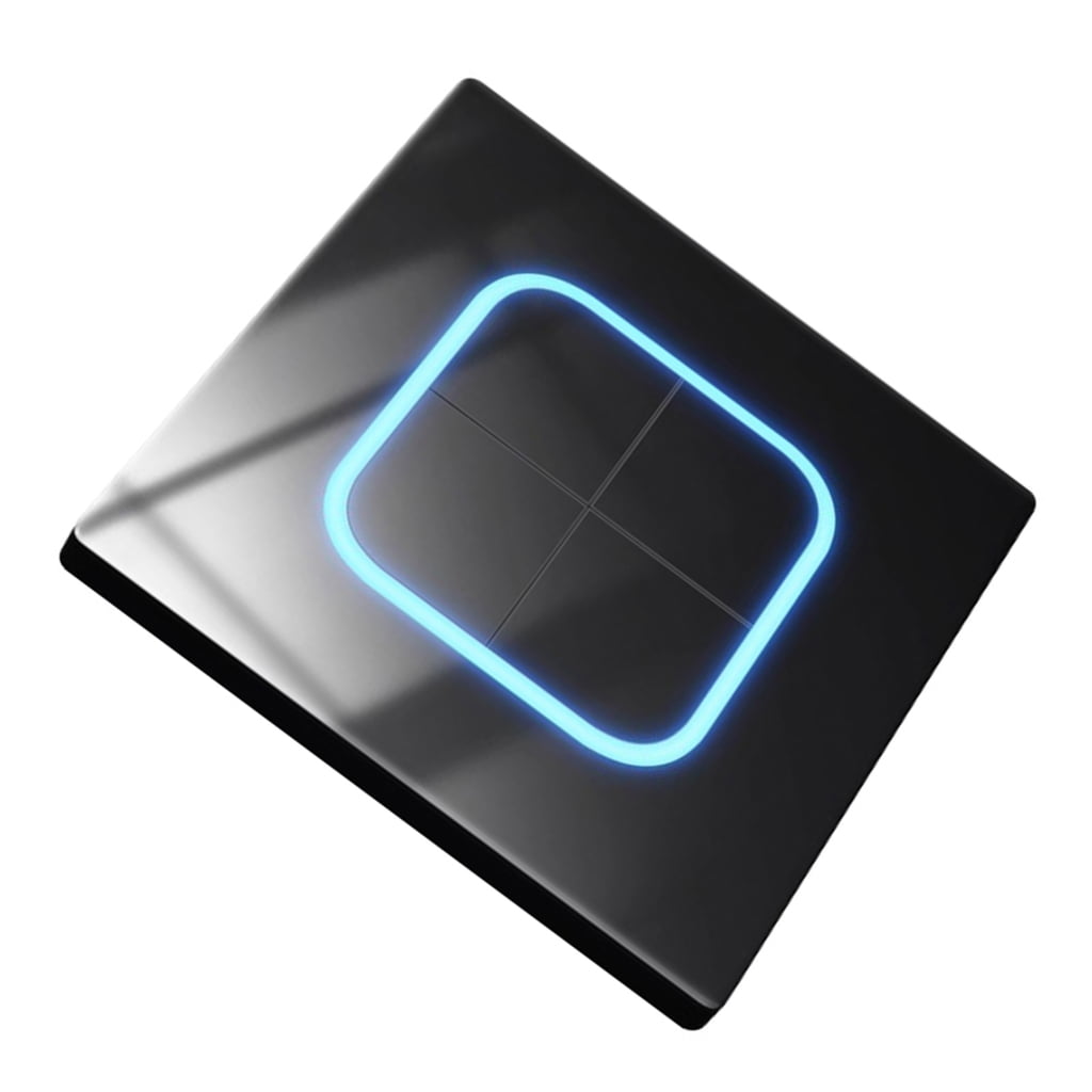 1/2/3/4 Gang Wall Glasses Panel Switches Enduring Electrical Light ...