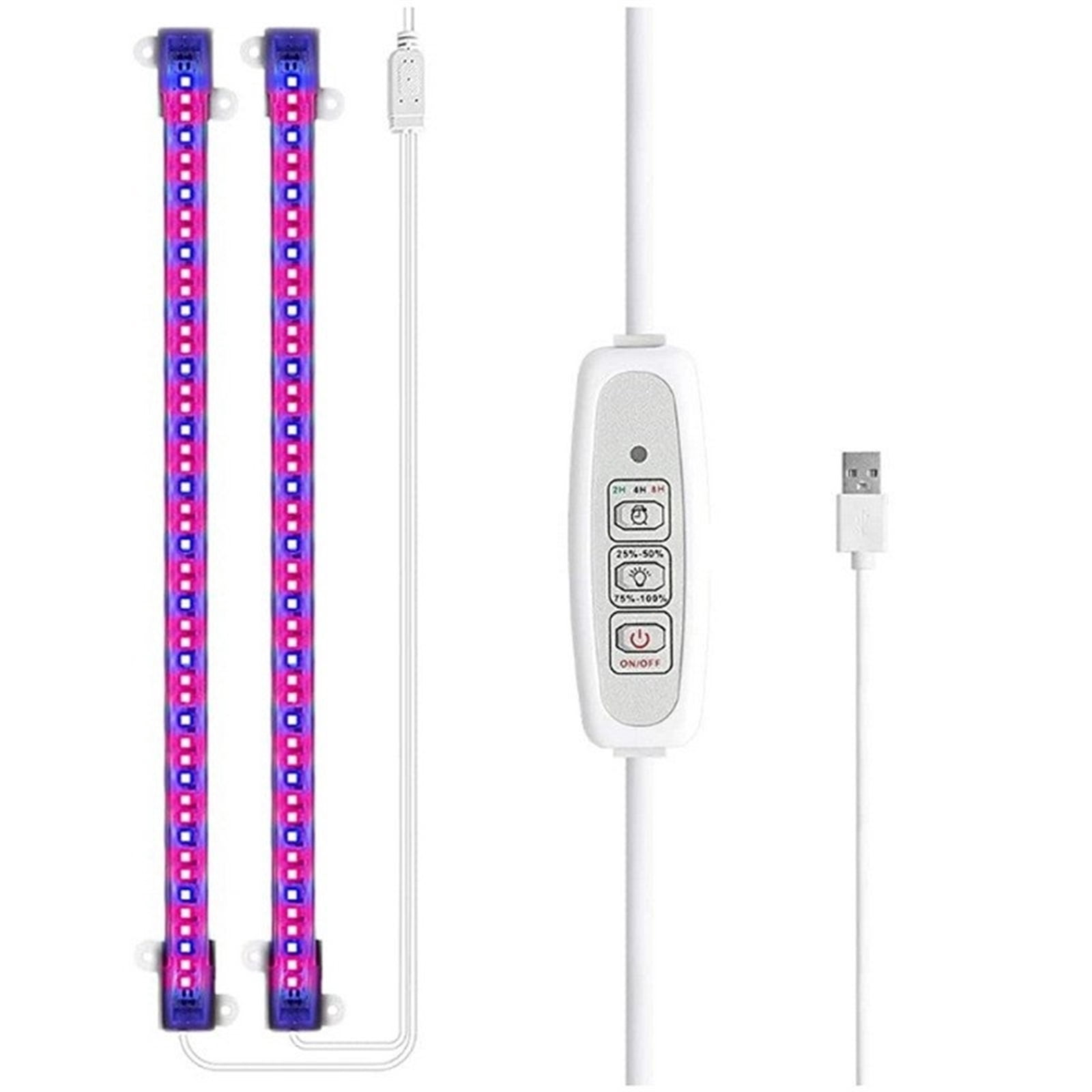1/2/3/4 LED Grow Light Strips For Indoor Plants USB Full Spectrum Phyto ...