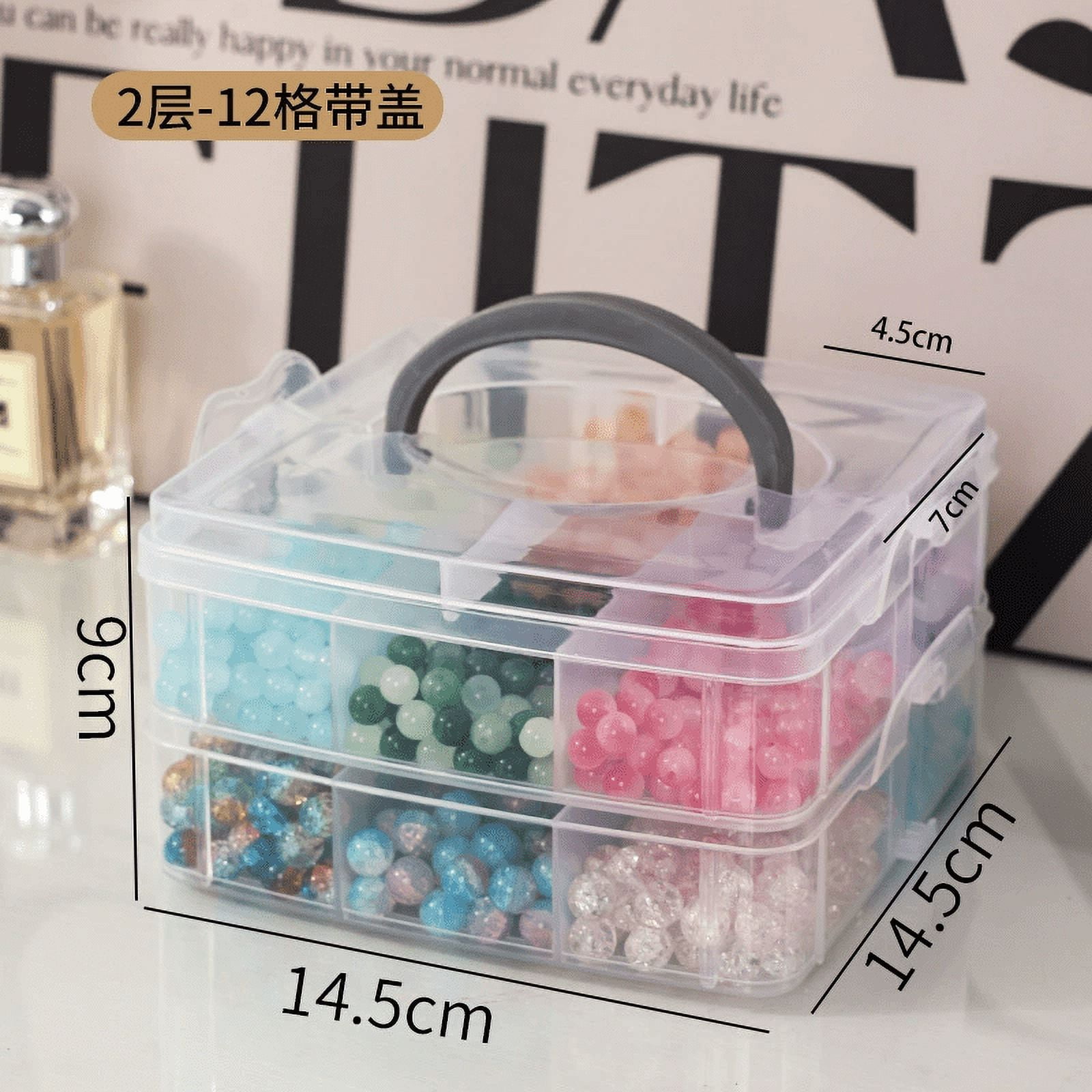 1/2/3/4-Layer Stackable Storage Box Things Crafts Storage Box ...