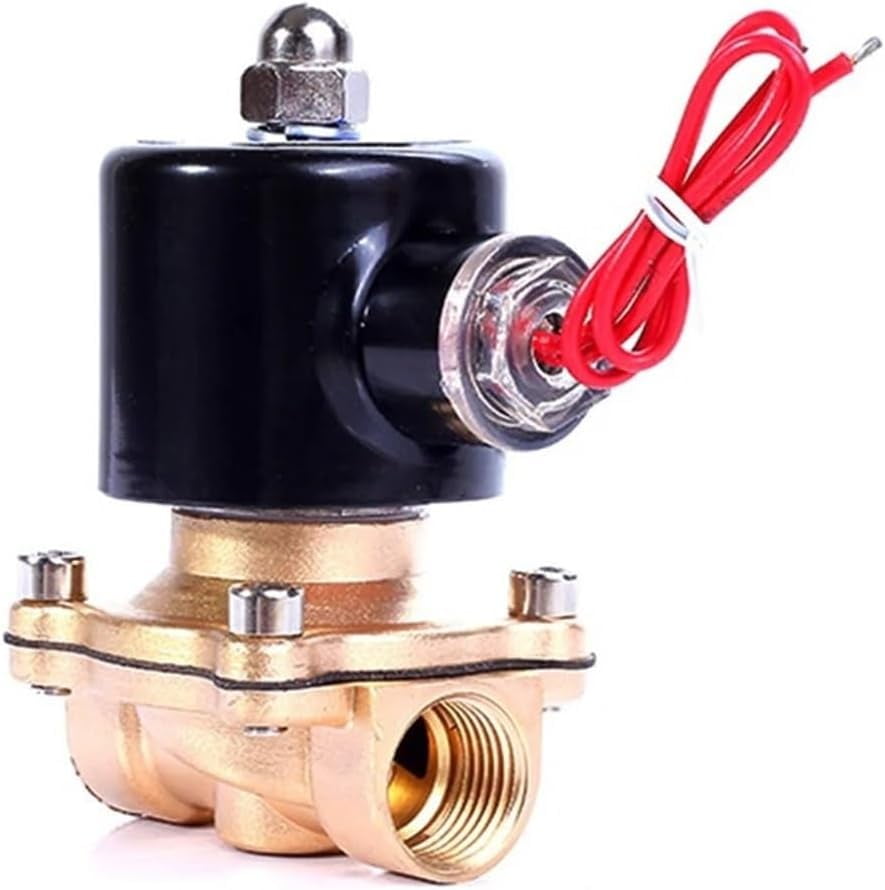 1/2" 3/4" NPT 2/2 Normally Closed 12v Electric Solenoid Valve Water 150 degree centigrade ...