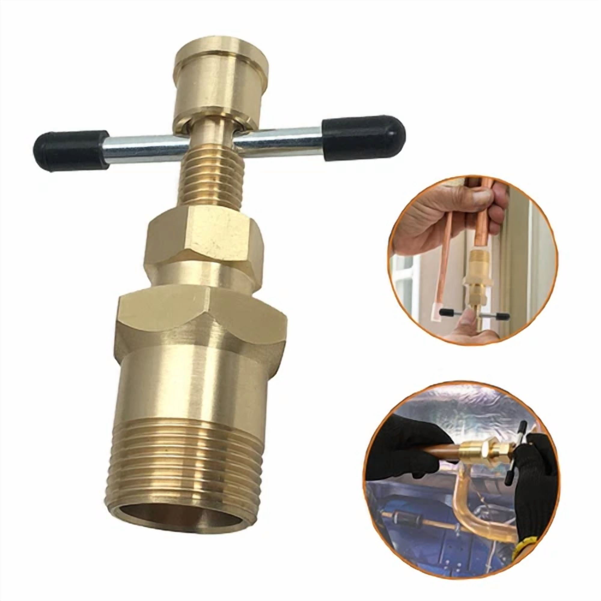 1/2"&3/4" Olive Puller Remover Tool Solid Brass Copper Pipe Compression ...