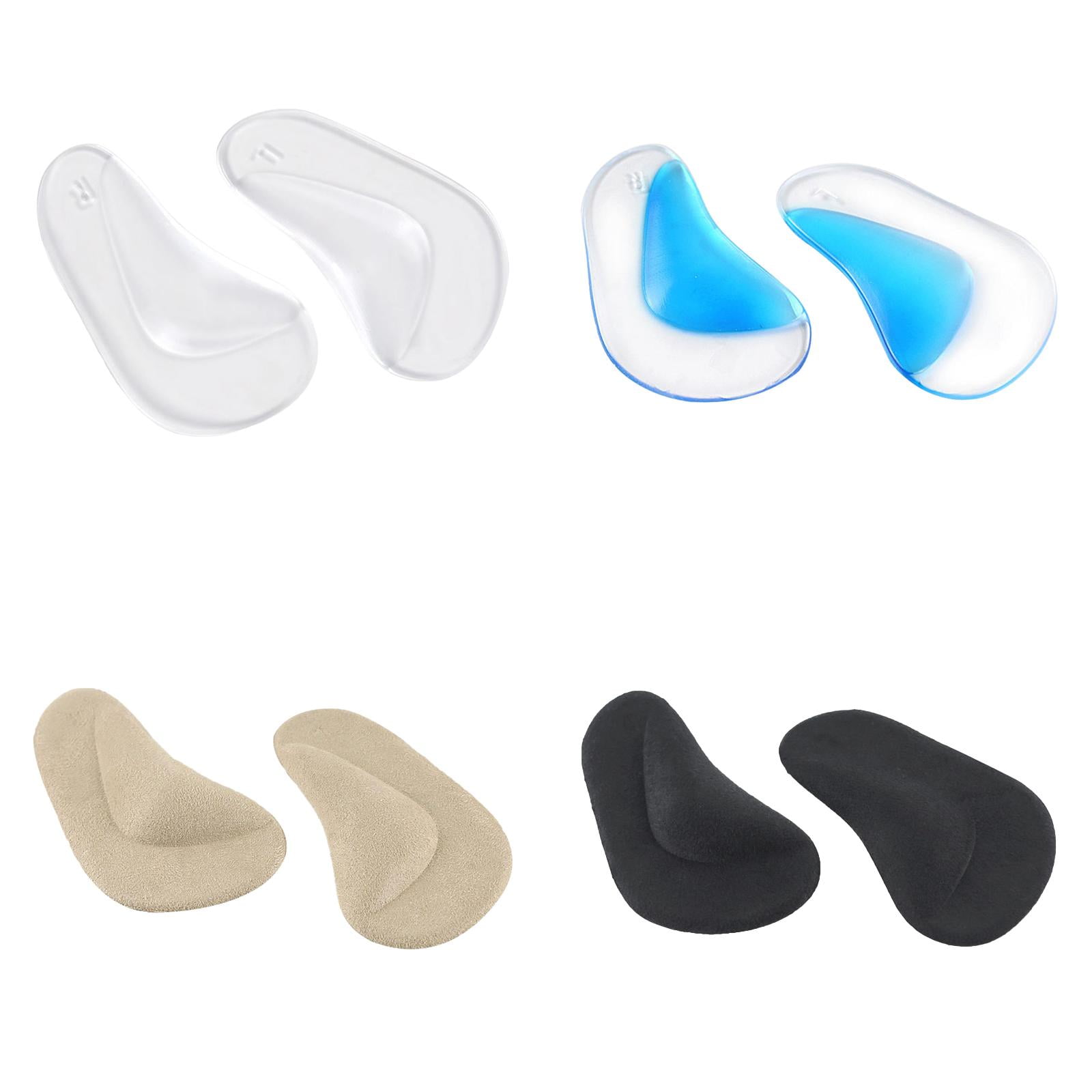 1/2/3/4 Pairs Soft and Comfortable Gel Arch Support Insoles Silicone ...