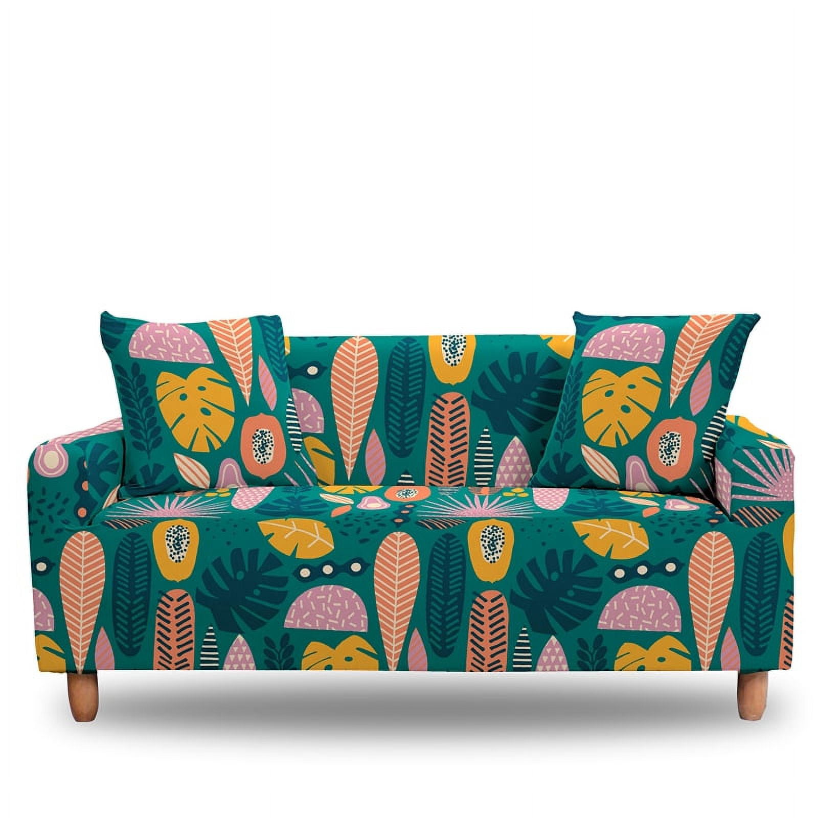 1/2/3/4 Seat Cute Beautiful Flowers Sofa Cover For Living Room ...