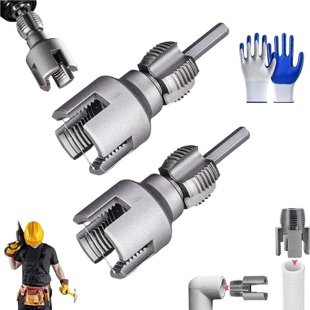 1/2'' and 3/4'' Water Pipe Internal and External Integrated Threader ...