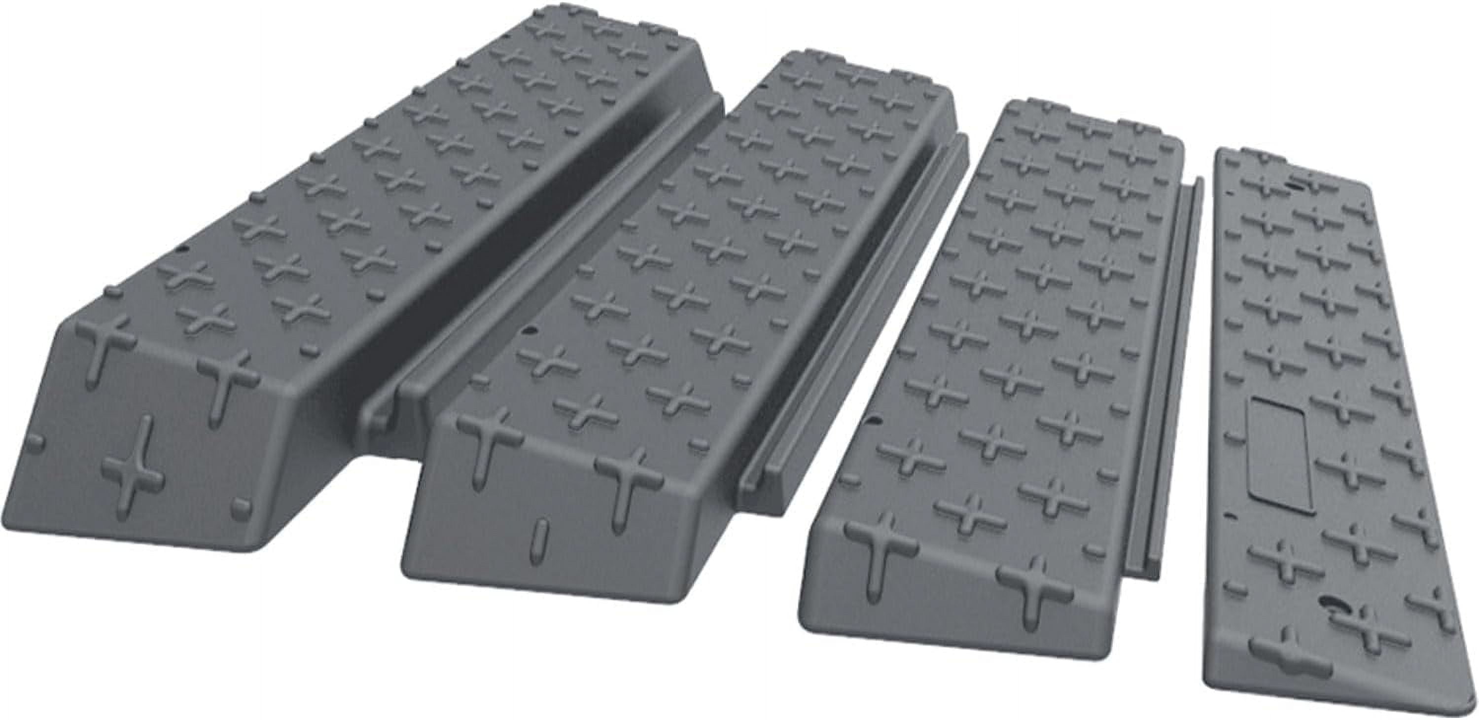 1", 2", 3", 4" inch Rise Assemble Threshold Ramp, 4-Piece Design ...