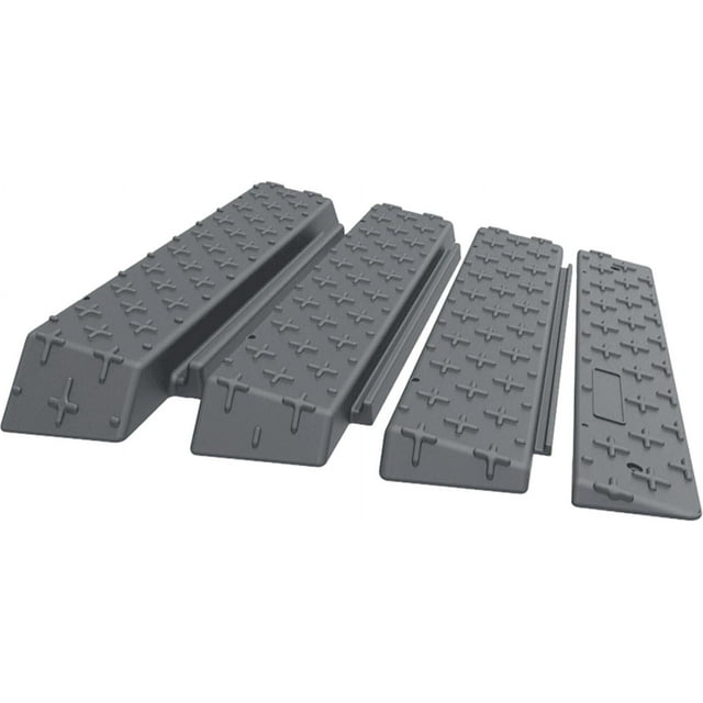 1", 2", 3", 4" inch Rise Assemble Threshold Ramp, 4-Piece Design ...