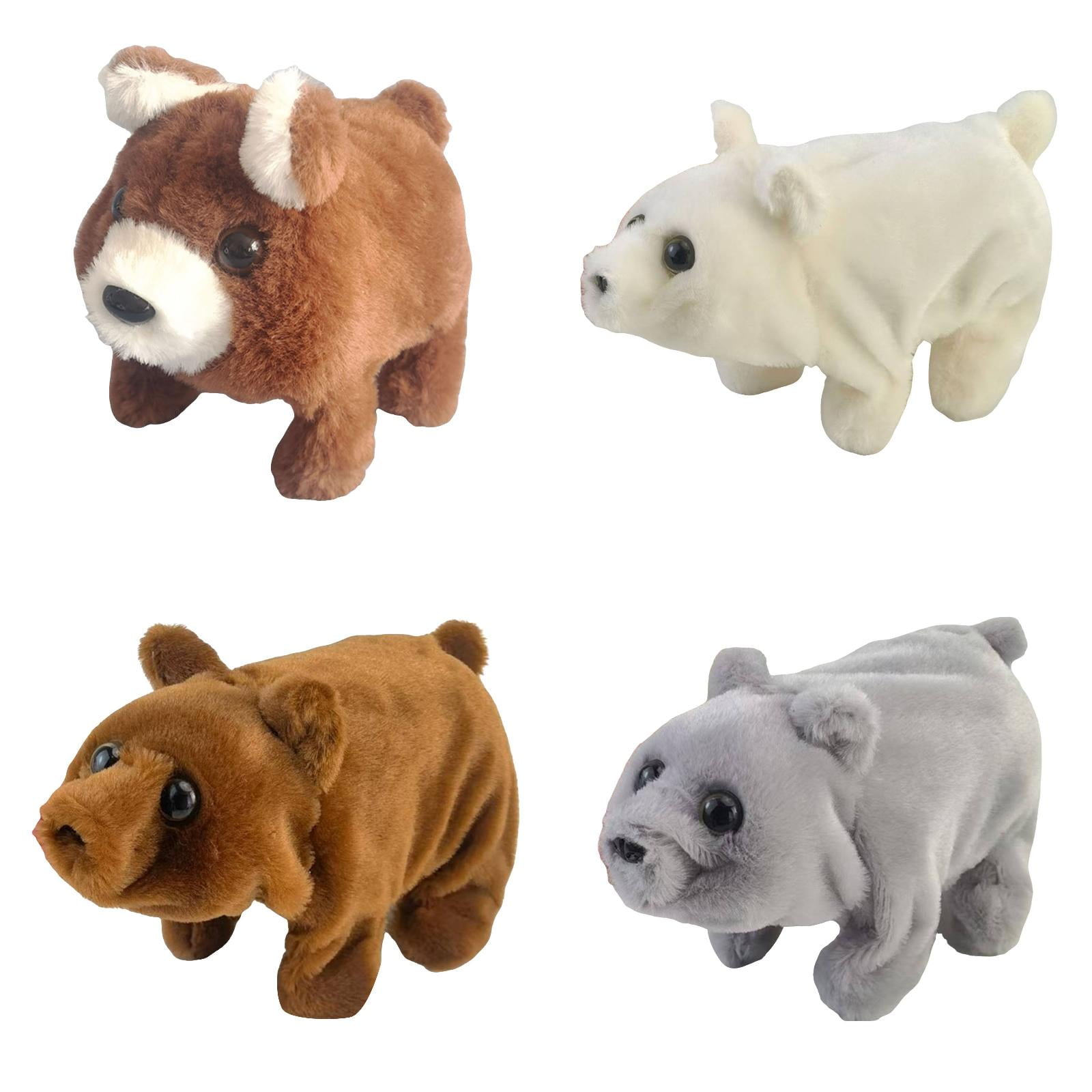 1/2/3/4PCS Electronic Panda Bear Toy with Sound for Toddlers, Interactive Animated Plush Toy ...