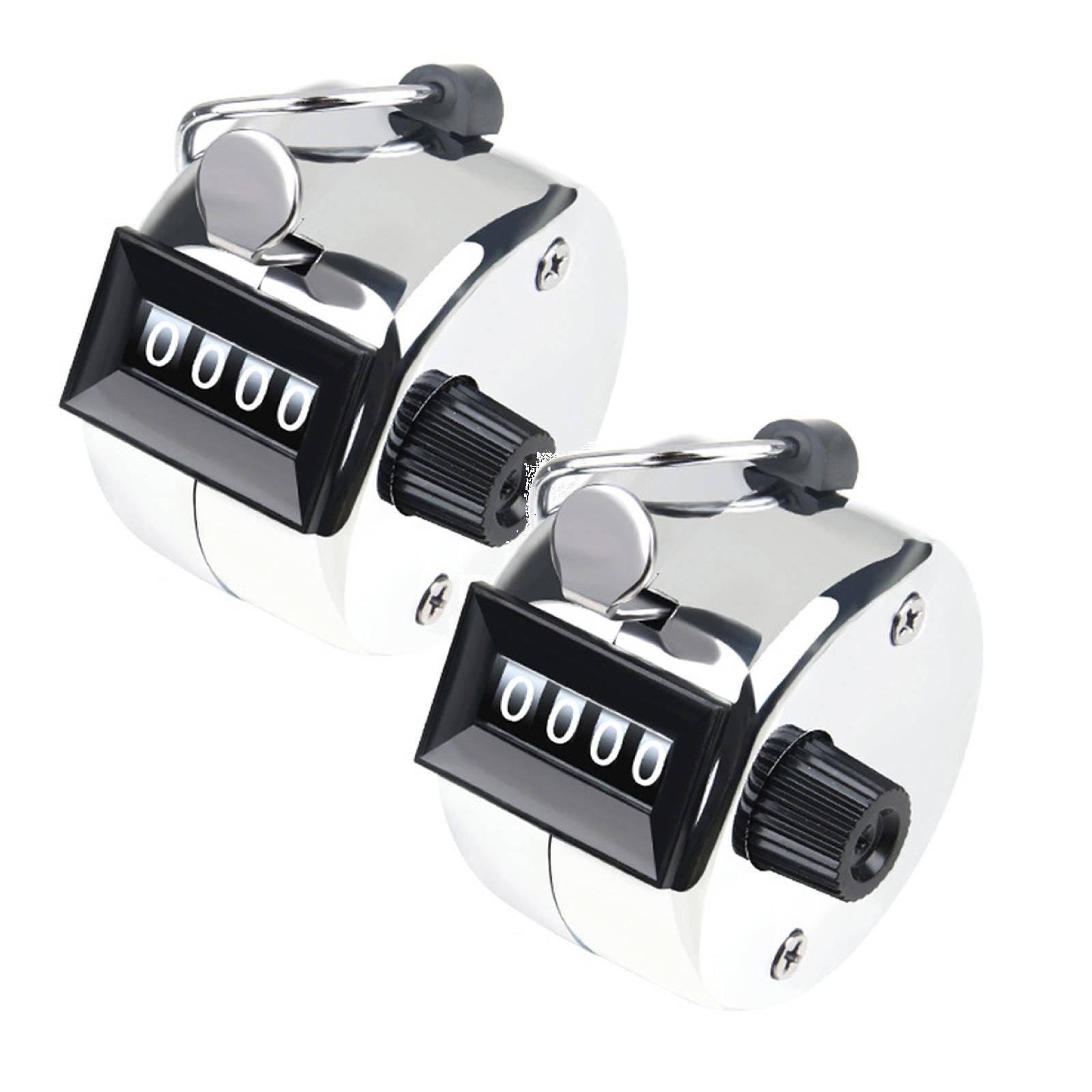 1/2/3/4PCS Metal Handheld Tally Counter, 4-Digit Number Clicker Counter ...