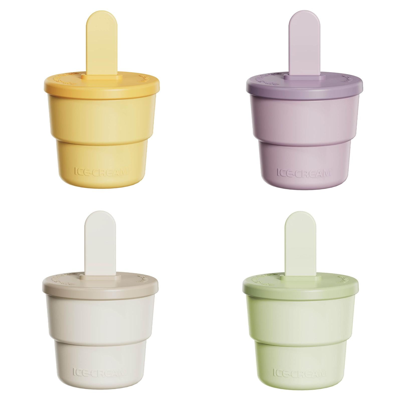 1/2/3/4PCS Mini Silicone Ice Stick Moulds ,2 in 1 Ice Containers for ...