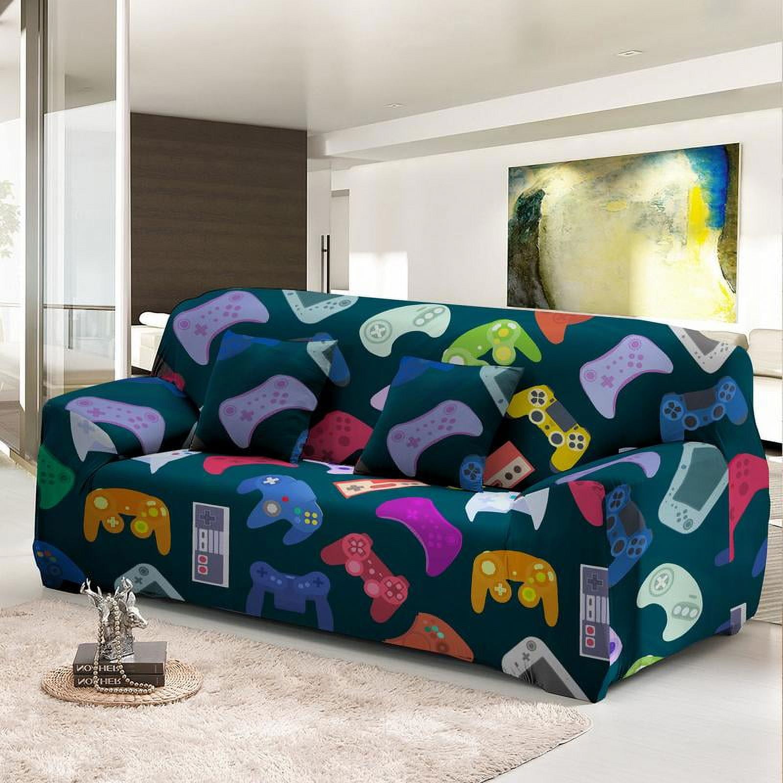 1/2/3/4seaters Gamer Sofa Cover Sofa Slipcover Couch Tight Wrap All ...