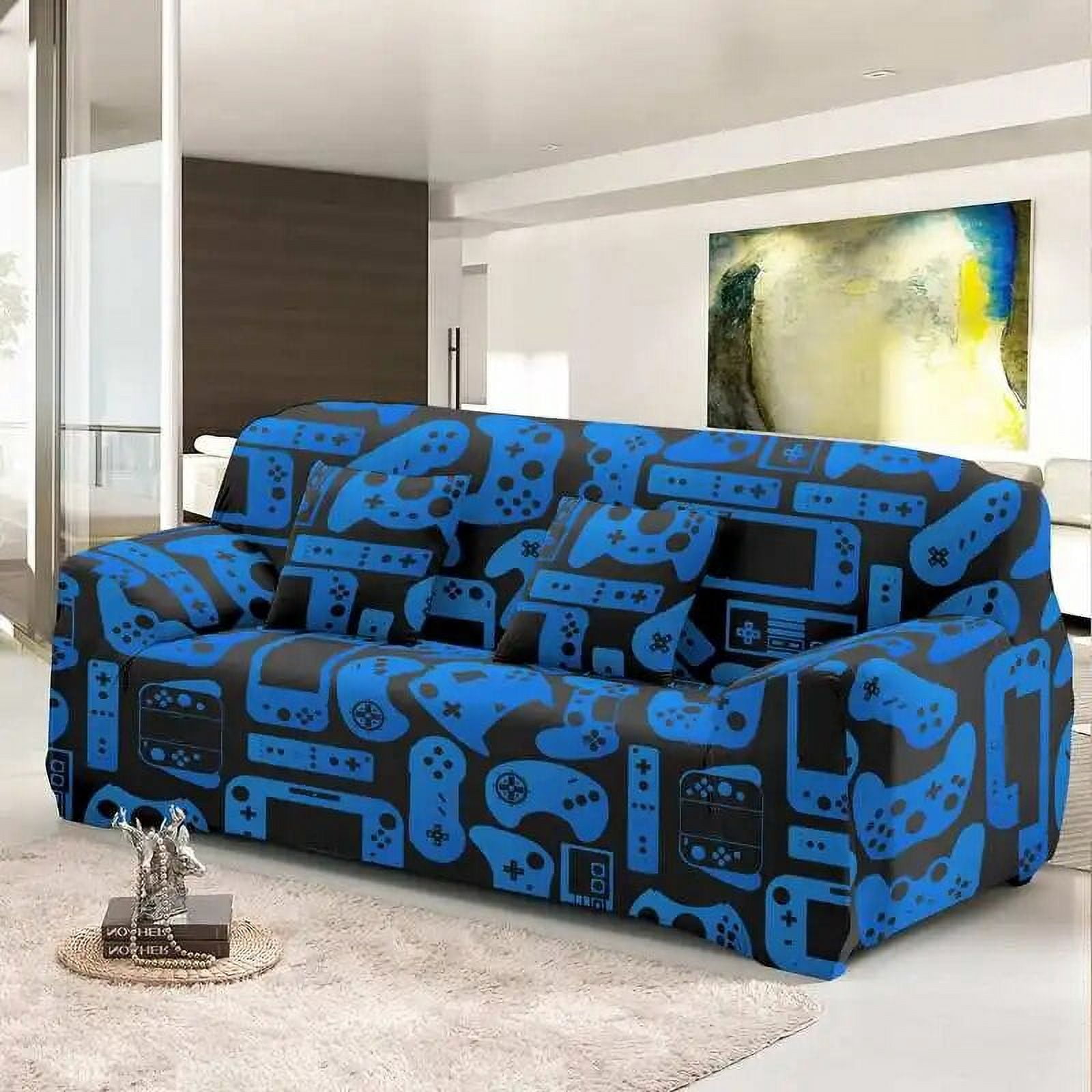 1/2/3/4seaters Gamer Sofa Cover Sofa Slipcover Couch Tight Wrap All ...