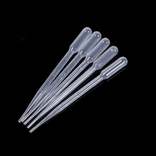 1/2/3/5/10ml Disposable Plastic Eye Dropper Set Transfer Lab Graduated ...