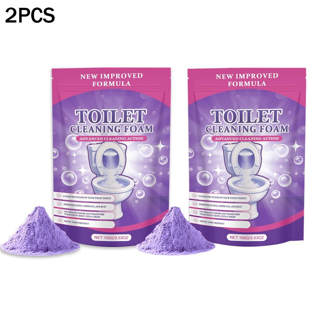 1/2/3/5 Pack Toilet Cleaning Powder, Powerful Stain Remover with Sodium ...