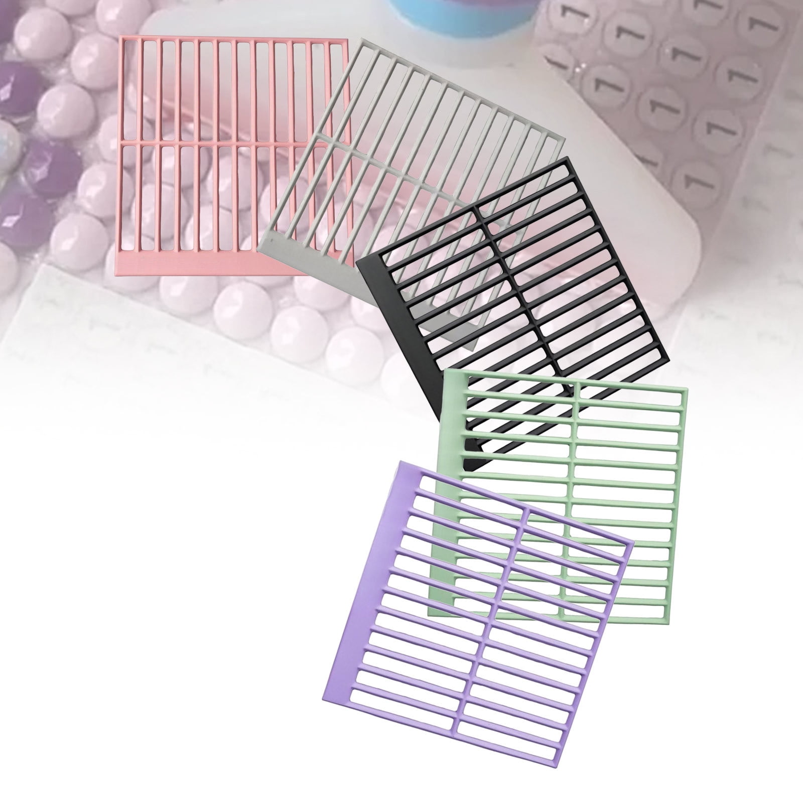 1/2/3/5PCS DiamondPainting Ruler, Ruler Diamond Dot Drill Art Alignment ...