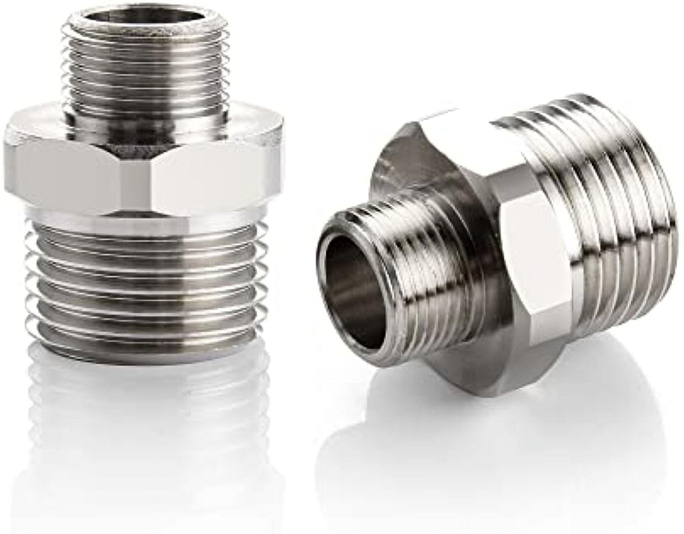 1 2 To 3 8 Reducer Faucet Adapter Compression Brass Pipe Fitting 3 8