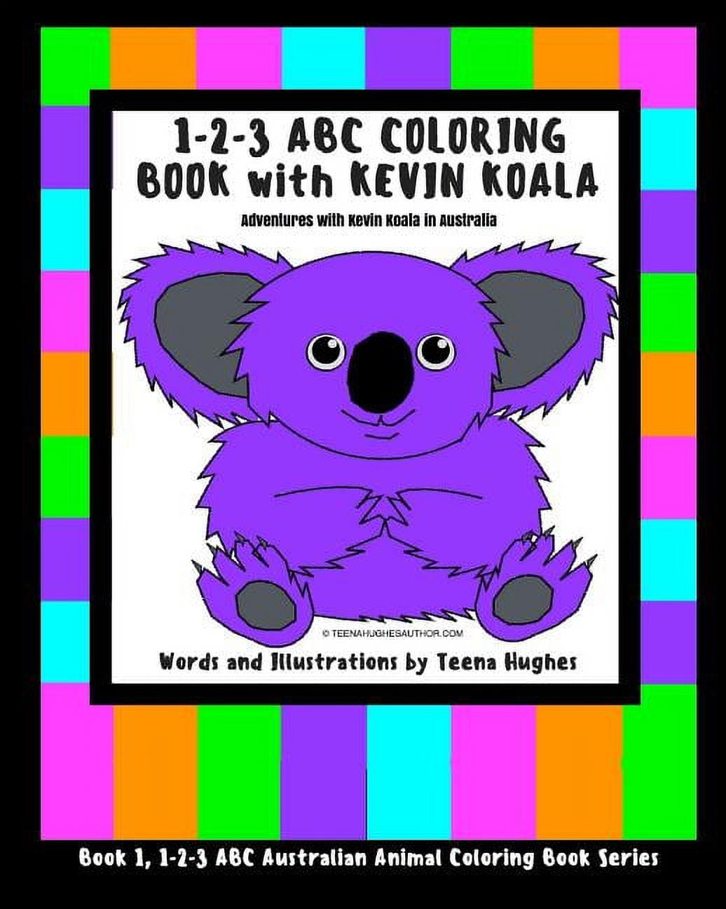 1-2-3 ABC Coloring Book with Kevin Koala: Adventures with Kevin Koala ...