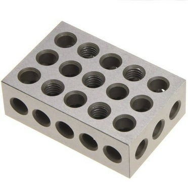 WEN 25 x 50 x 75 mm Steel-Hardened Metric Precision 123 Blocks, Two ...
