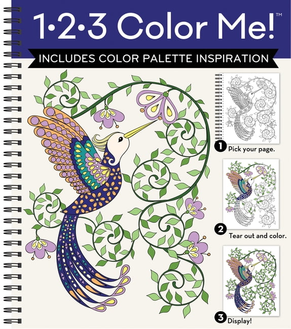 1-2-3 Color Me!: 1-2-3 Color Me! (Adult Coloring Book with a Variety of ...