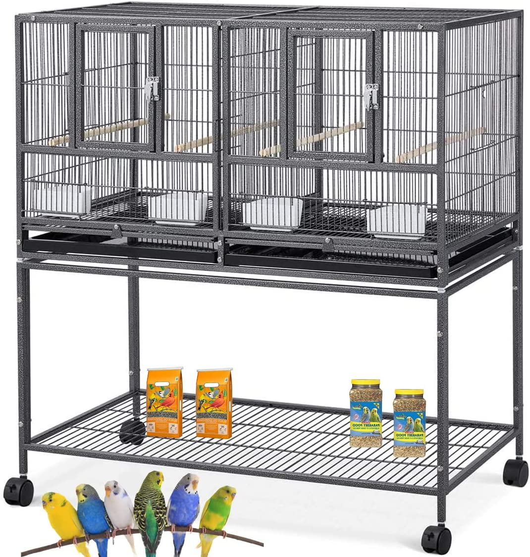 1/2/3-Combo Stacker Center Divided Breeder Breeding Bird Flight Double ...