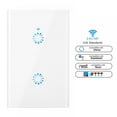 1/2/3 Gang WiFi Smart Light Switch Wireless Wall Touch Glass Panel APP ...