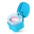 1/2/3 Pack Colors Denture Bath Case Cup Box Holder Storage Soak ...
